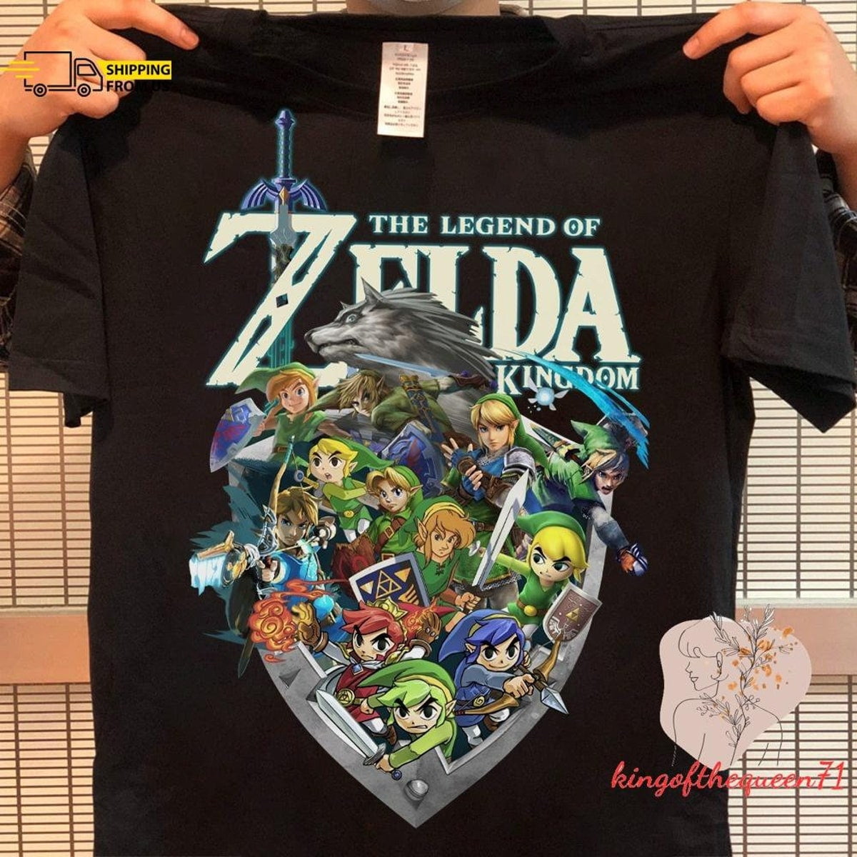 Legend Of Zelda Kingdom Shirt, Breath Of The Wild Shirt, Zelda Korok ...