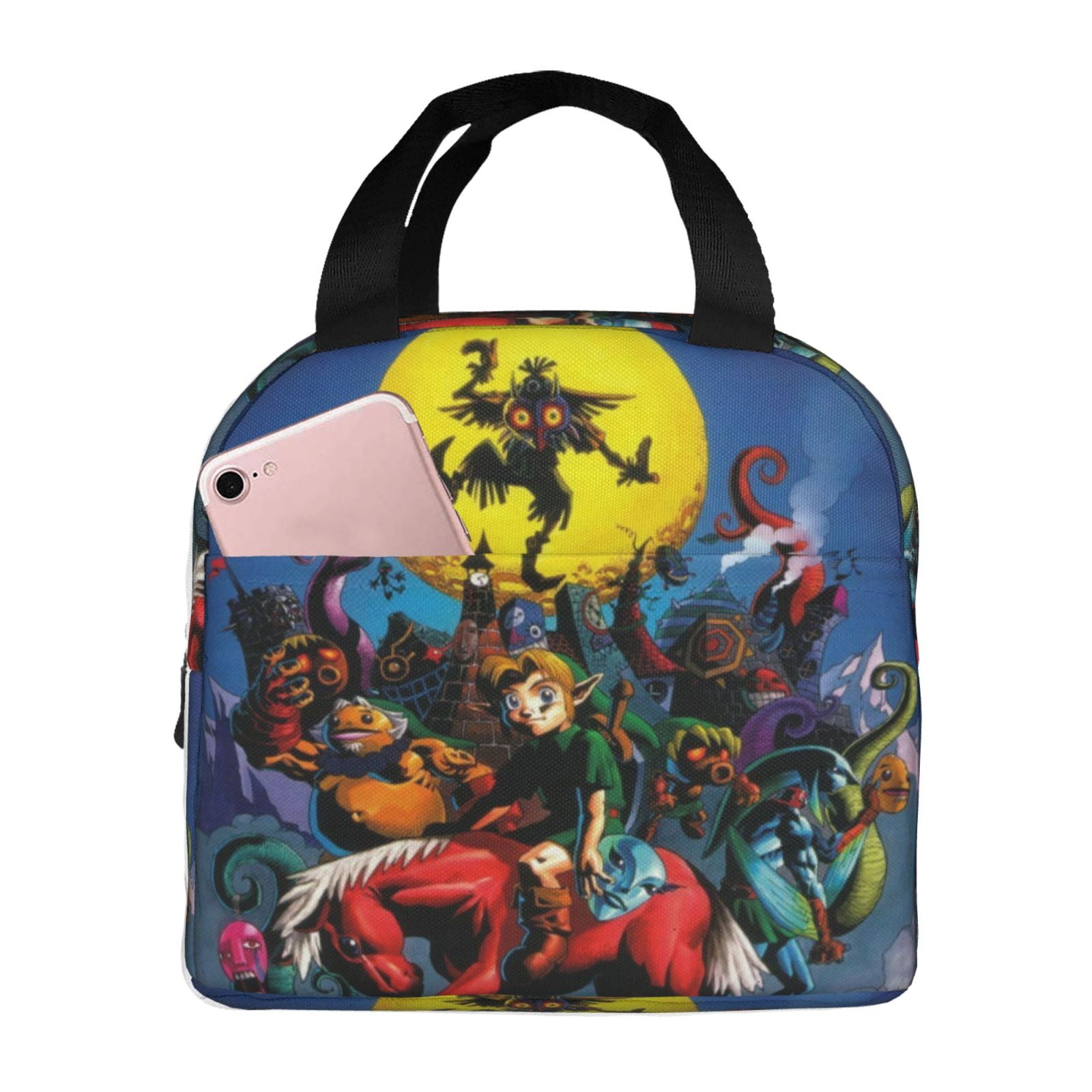 Legend Of Zelda Lunch Bag Waterproof Insulated Lunch Box Reusable Bento ...