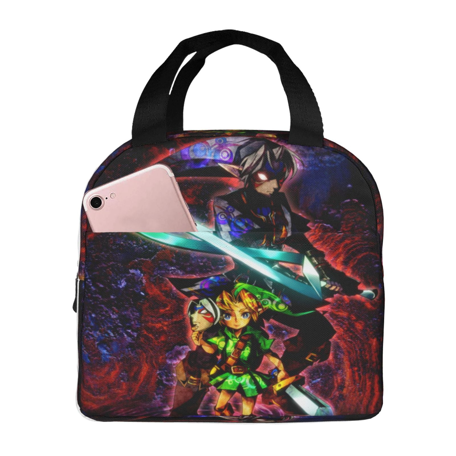 Legend Of Zelda Lunch Bag Waterproof Insulated Lunch Box Reusable Bento ...