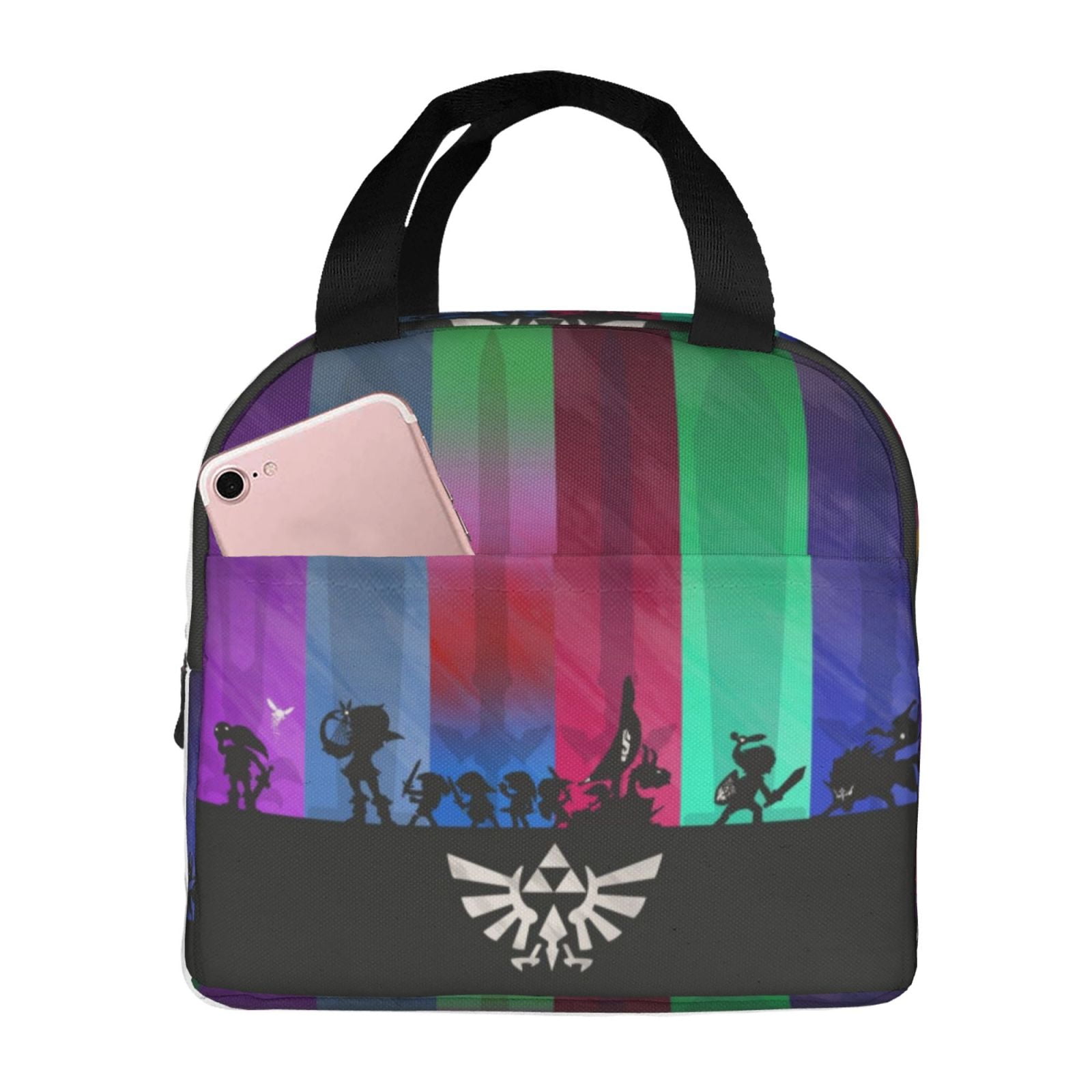 Legend Of Zelda Lunch Bag Waterproof Insulated Lunch Box Reusable Bento ...