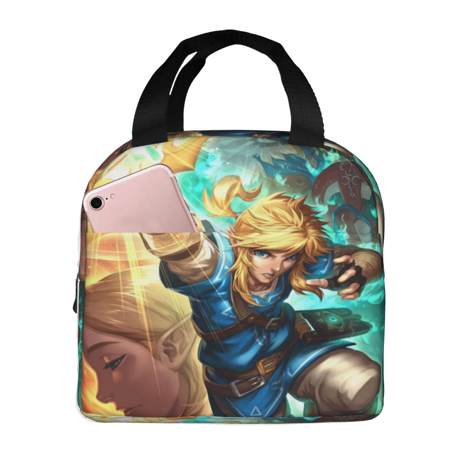 Legend Of Zelda Lunch Bag Waterproof Insulated Lunch Box Reusable Bento ...