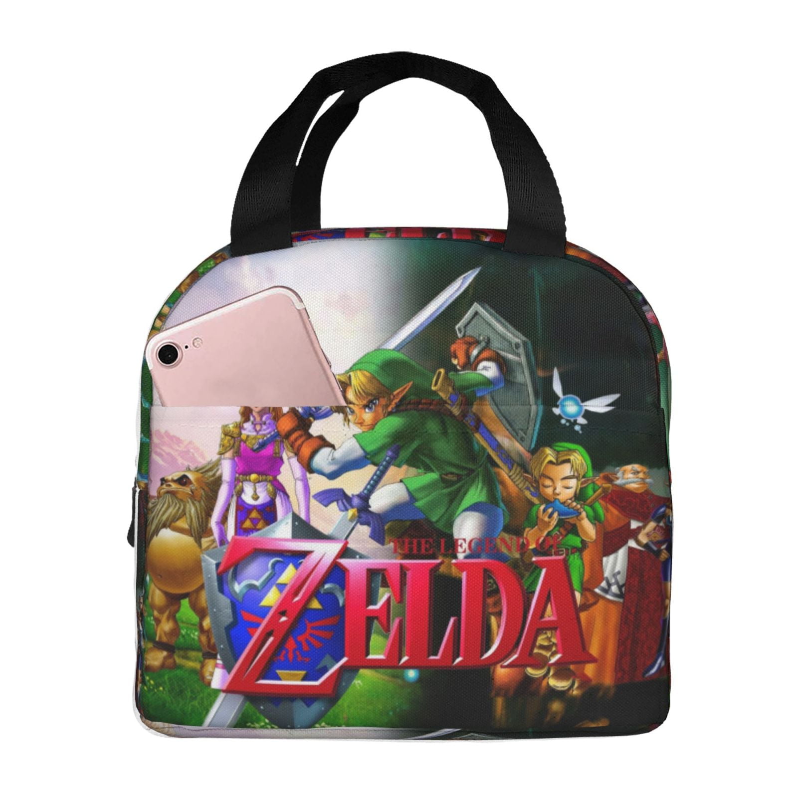 Legend Of Zelda Lunch Bag Waterproof Insulated Lunch Box Reusable Bento ...