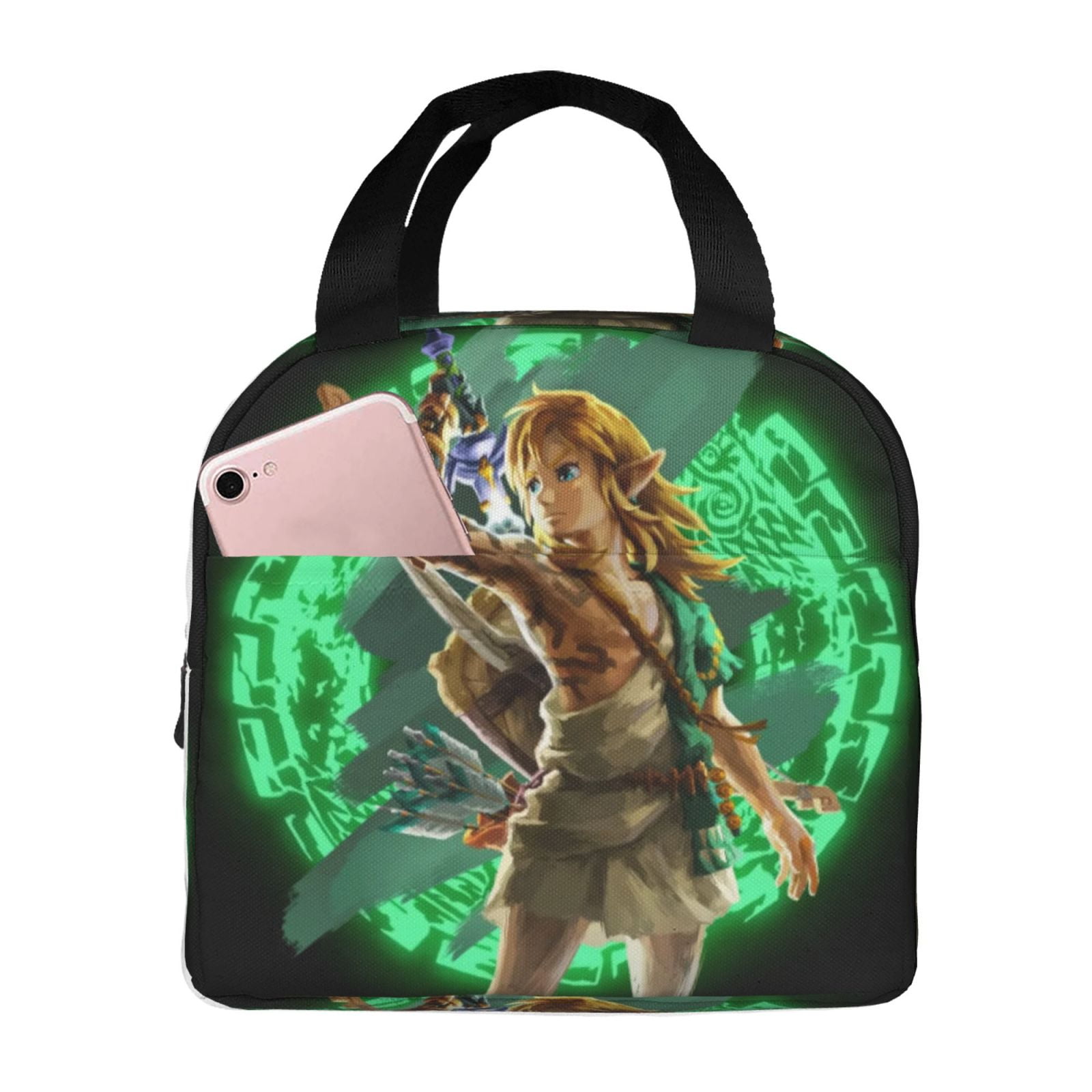 Legend Of Zelda Lunch Bag Waterproof Insulated Lunch Box Reusable Bento ...