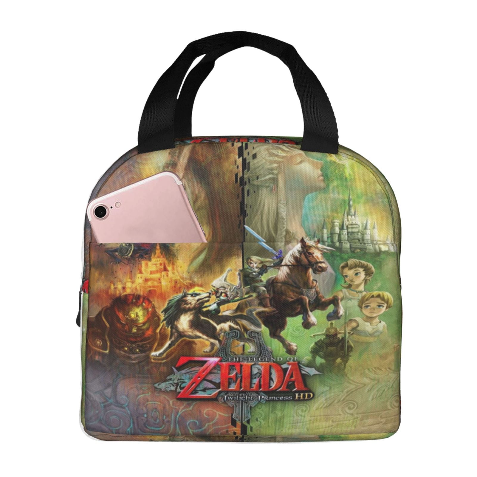 Legend Of Zelda Lunch Bag Waterproof Insulated Lunch Box Reusable Bento ...