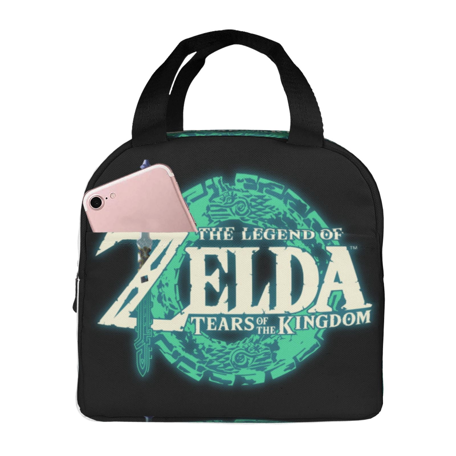 Legend Of Zelda Lunch Bag Waterproof Insulated Lunch Box Reusable Bento ...