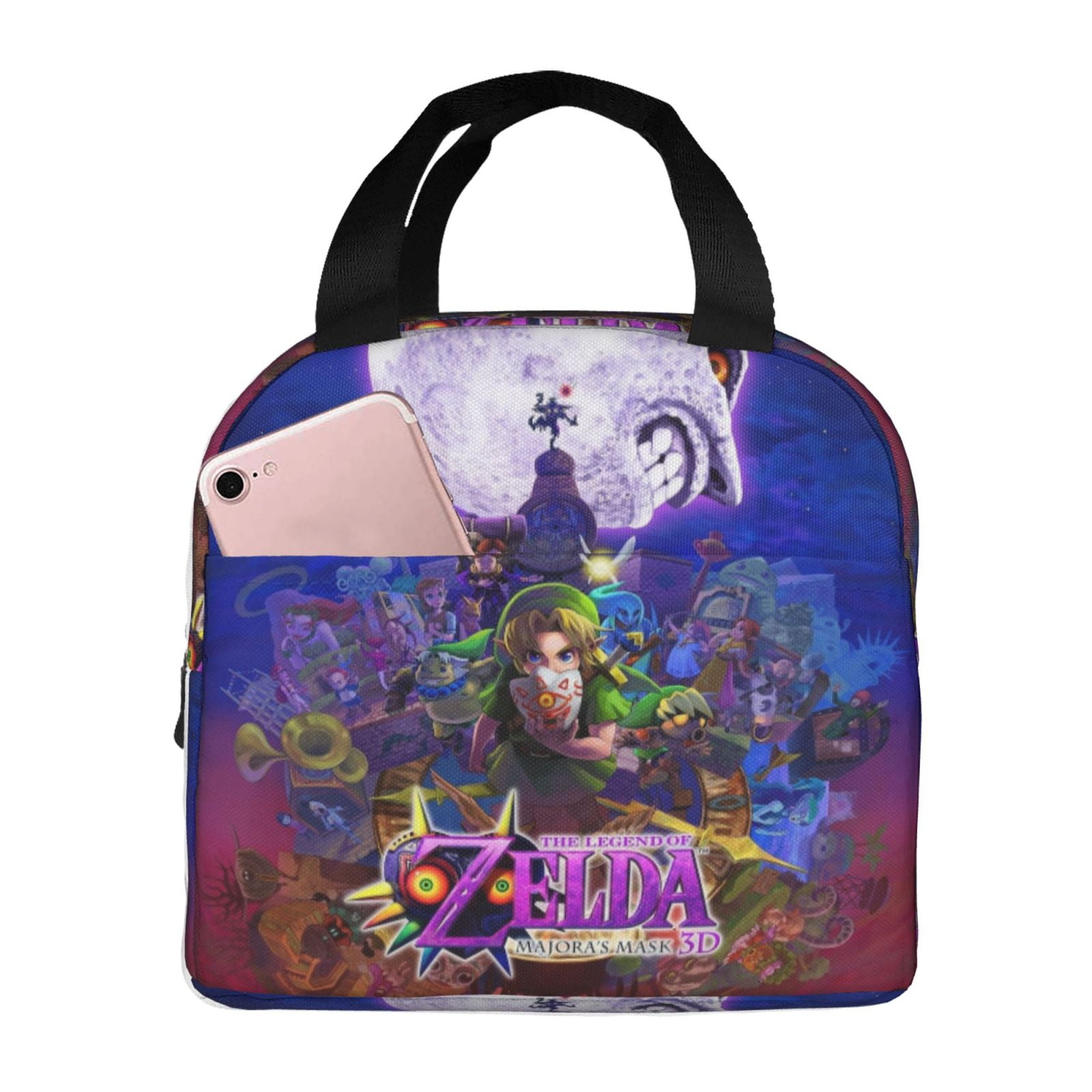 Legend Of Zelda Lunch Bag Waterproof Insulated Lunch Box Reusable Bento ...