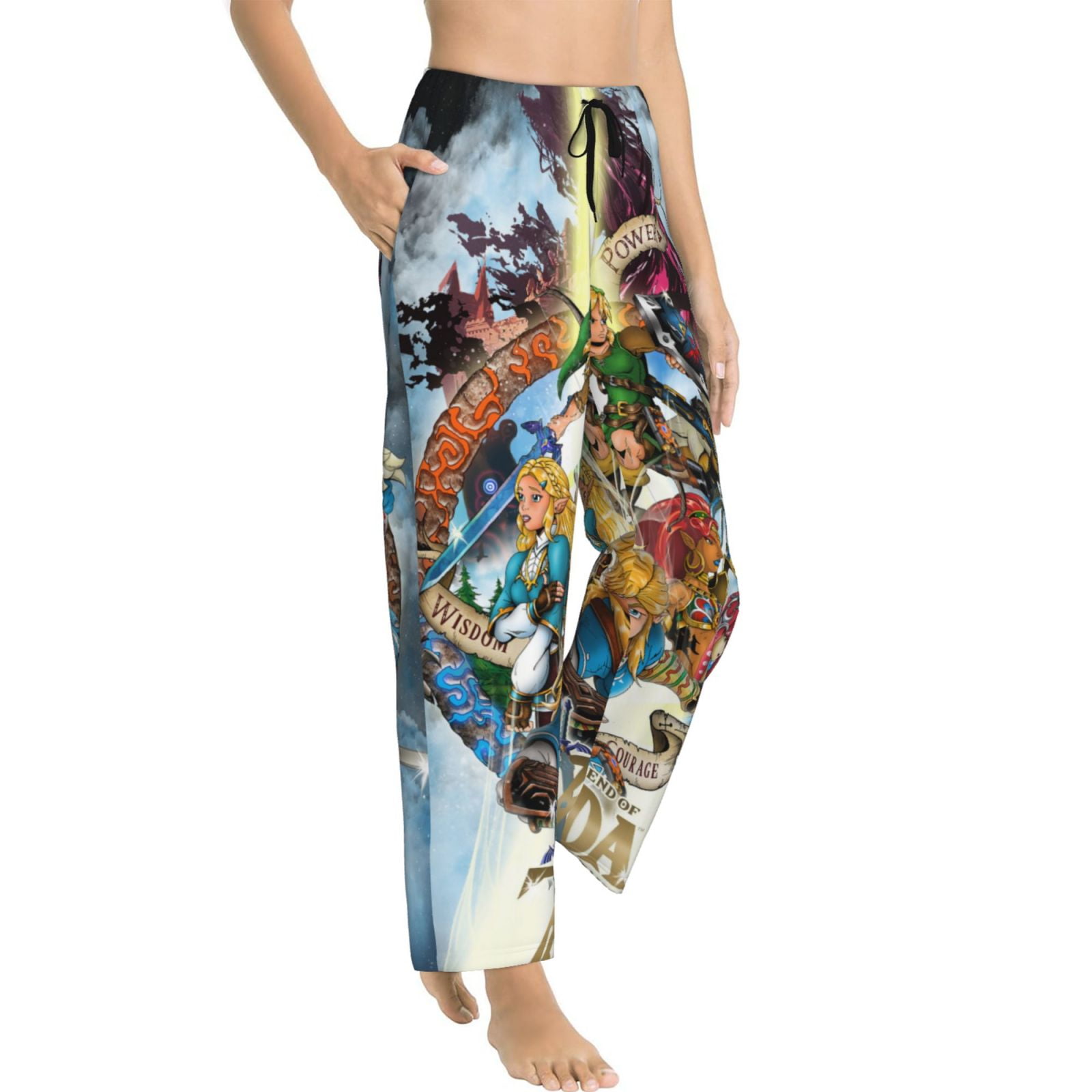 Legend Of Zelda Pajama Pants for Women Cartoon Pajama Pants All Over ...