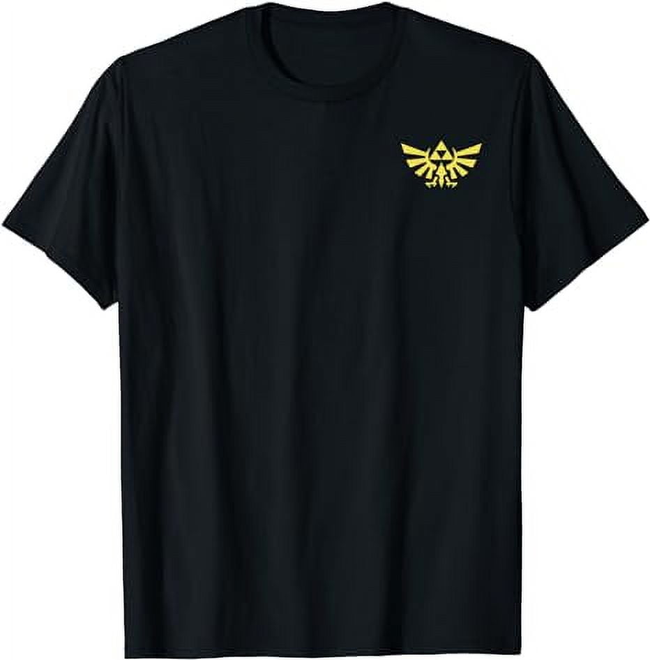 Legend Of Zelda Royal Crest Left Chest Pocket Logo T-Shirt - Walmart.com
