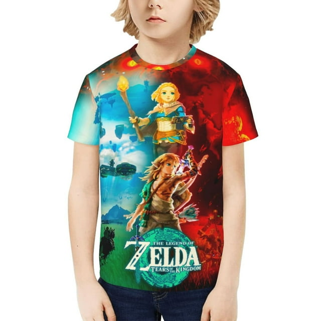 Legend Of Zelda Shirts For Boys 3d Printed Novelty T-Shirt Fashion Tees ...