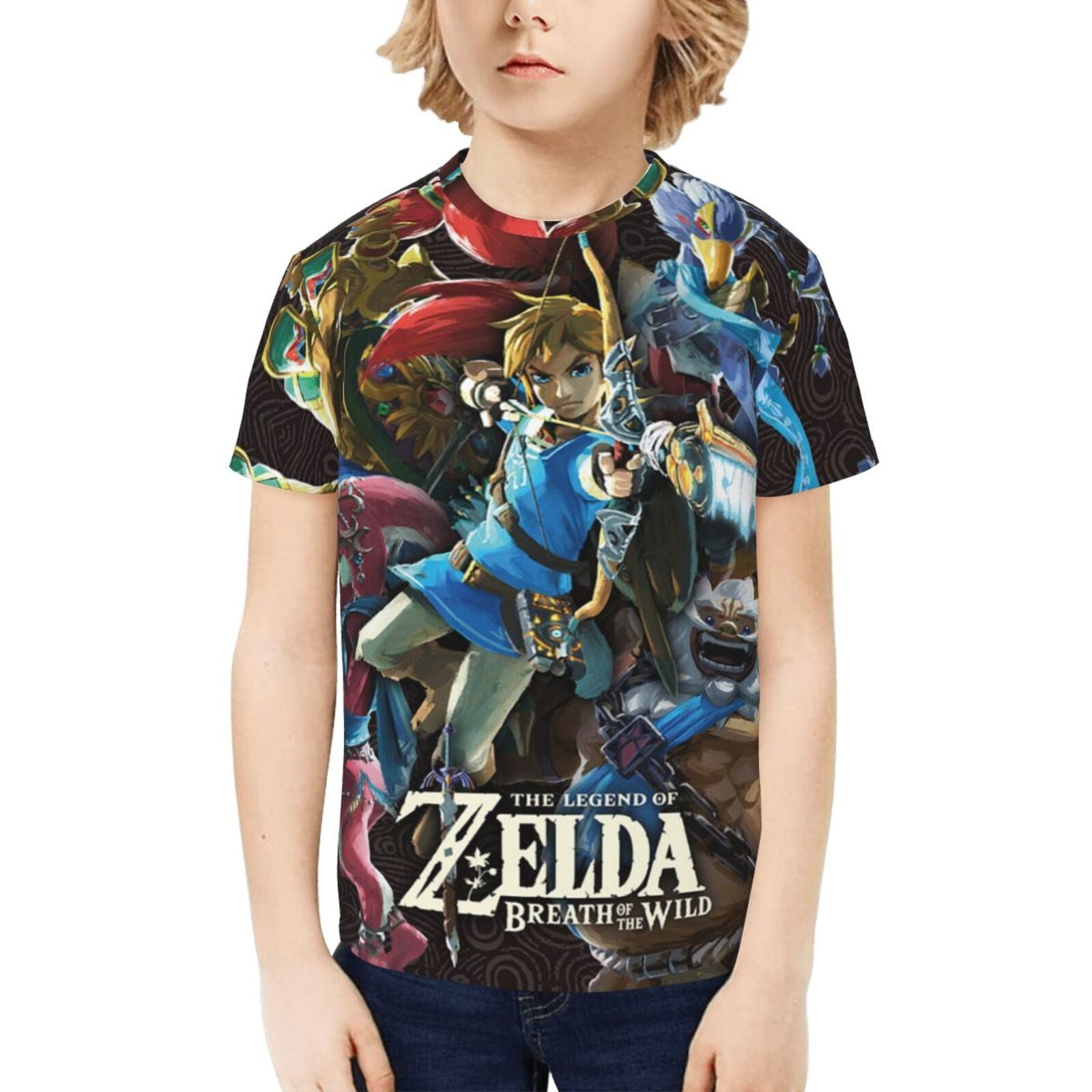 Legend Of Zelda Shirts For Boys 3d Printed Novelty T-Shirt Fashion Tees ...