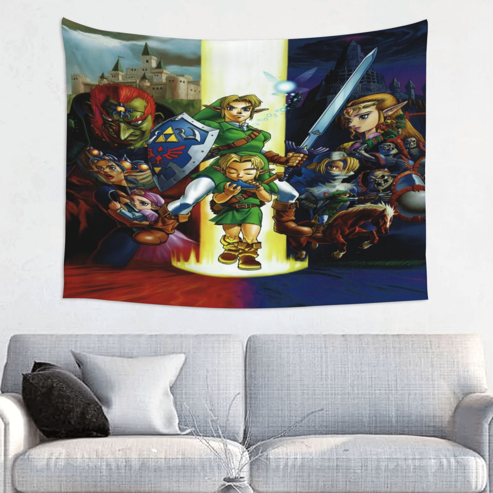 Legend Of Zelda Wall Tapestry Cartoon Poster for Bedroom Aesthetics ...