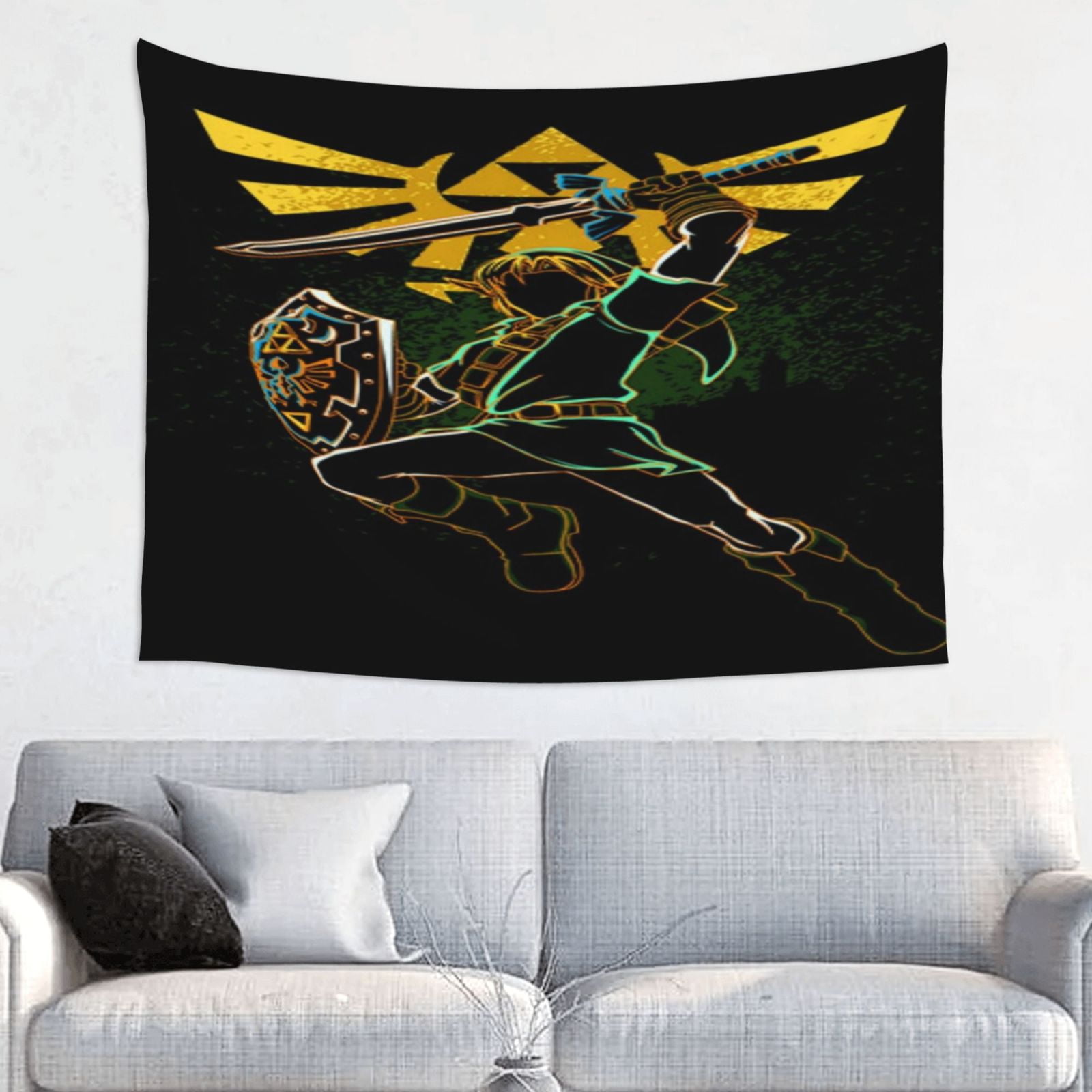Legend Of Zelda Wall Tapestry Cartoon Poster for Bedroom Aesthetics ...