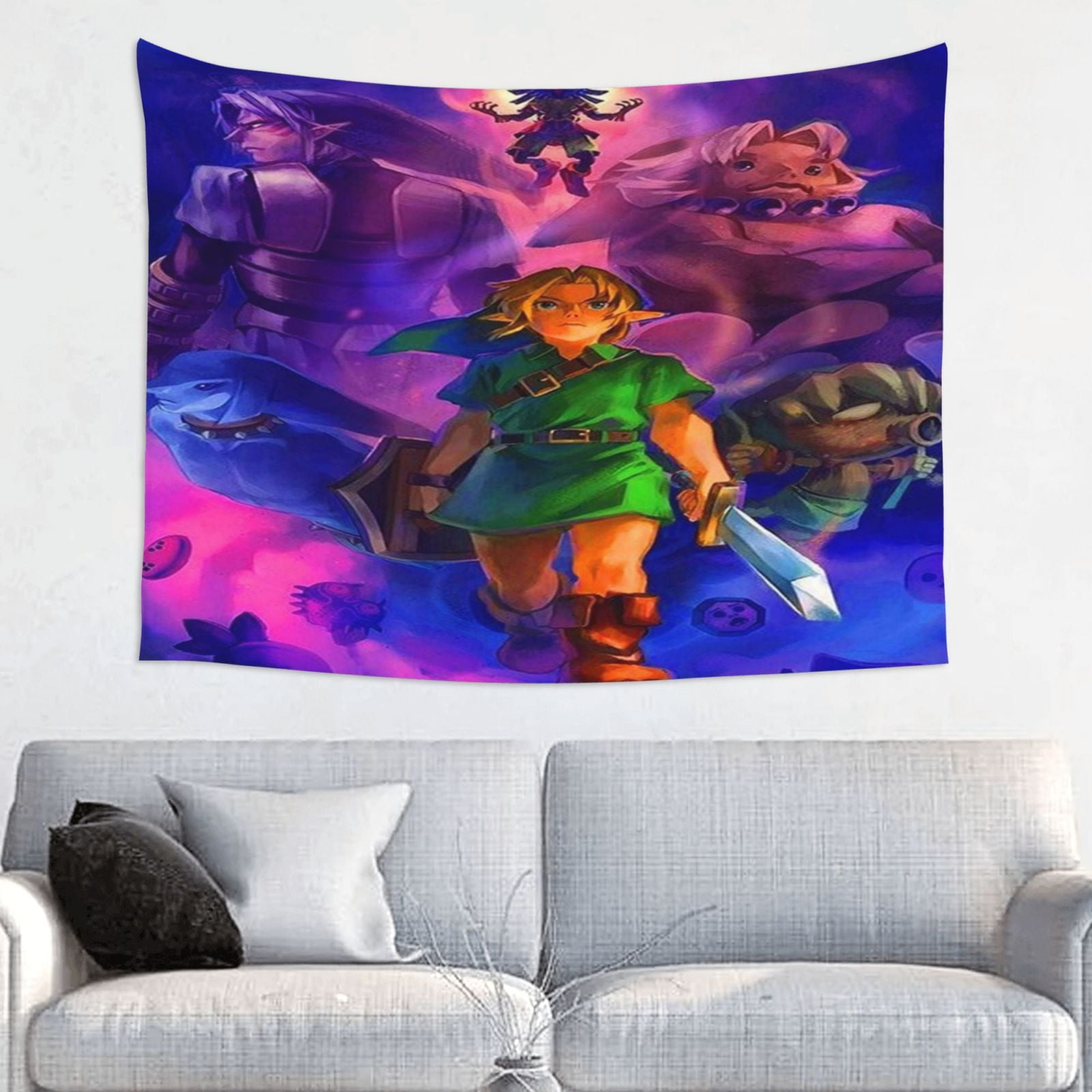 Legend Of Zelda Wall Tapestry Cartoon Poster for Bedroom Aesthetics ...