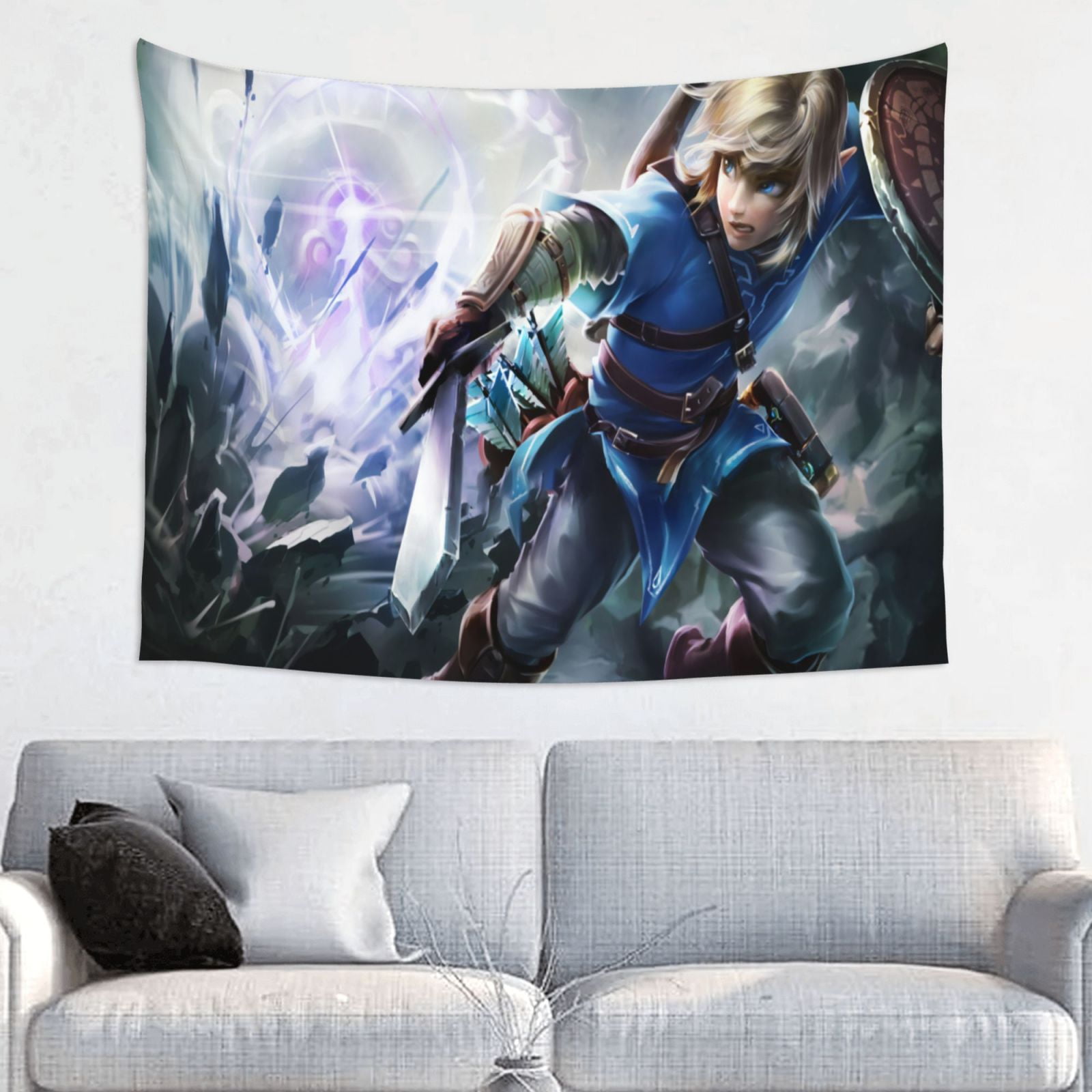 Legend Of Zelda Wall Tapestry Cartoon Poster for Bedroom Aesthetics ...