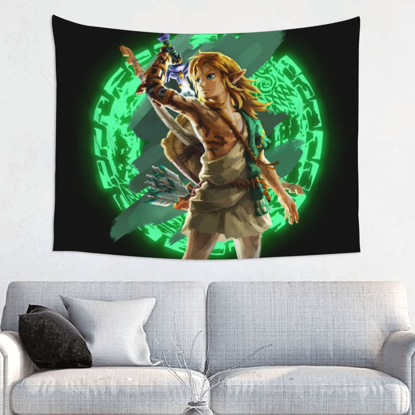 Legend Of Zelda Wall Tapestry Cartoon Poster for Bedroom Aesthetics ...