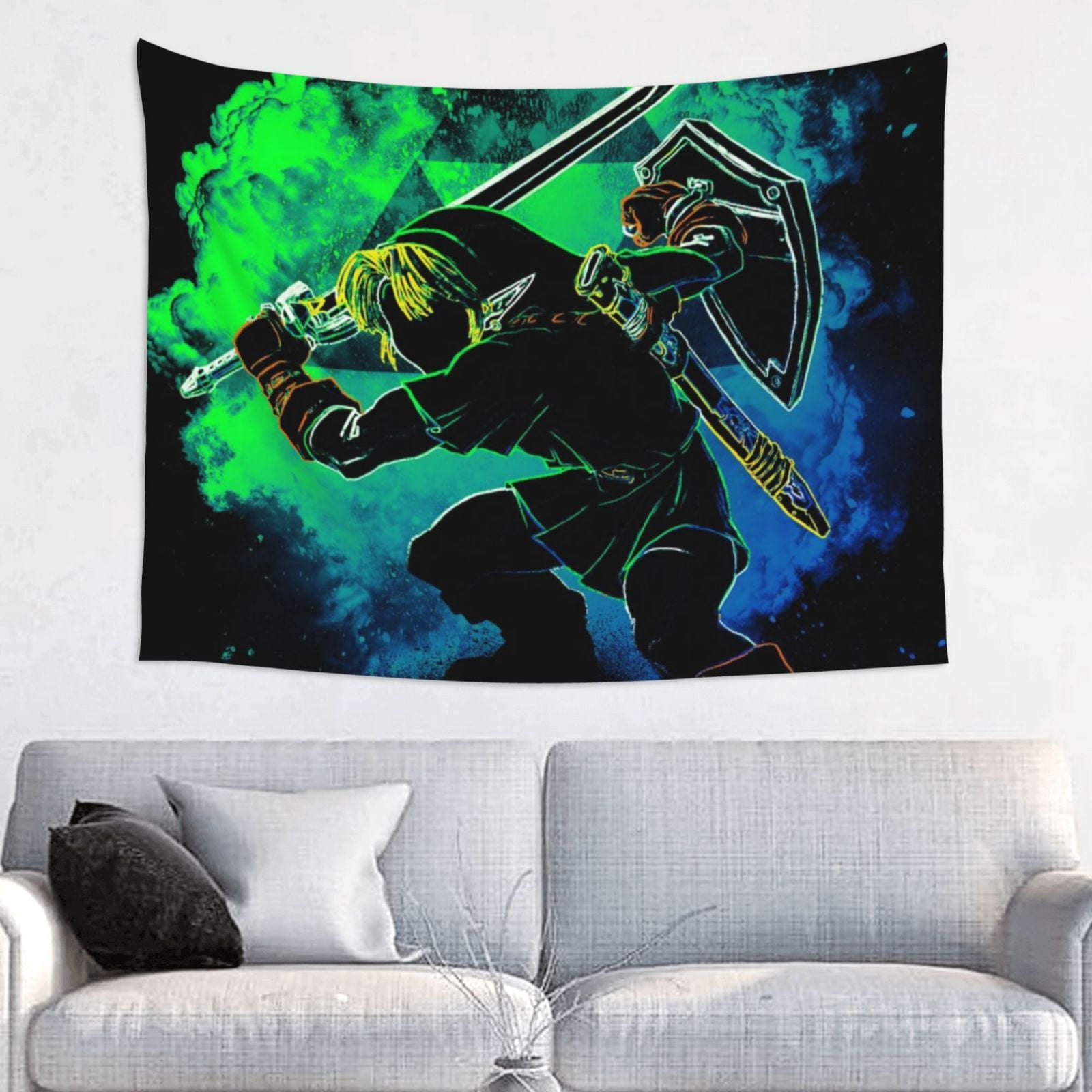 Legend Of Zelda Wall Tapestry Cartoon Poster for Bedroom Aesthetics ...