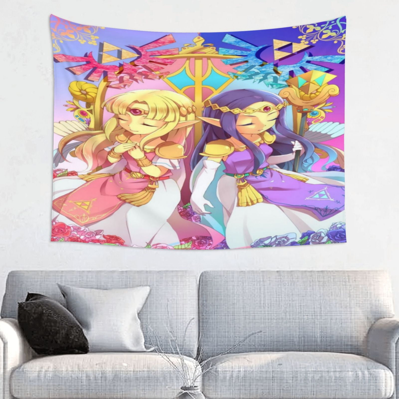 Legend Of Zelda Wall Tapestry Cartoon Poster for Bedroom Aesthetics ...