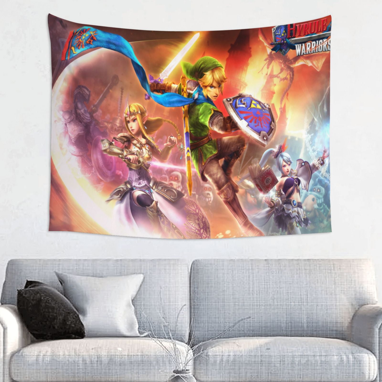 Legend Of Zelda Wall Tapestry Cartoon Poster for Bedroom Aesthetics ...