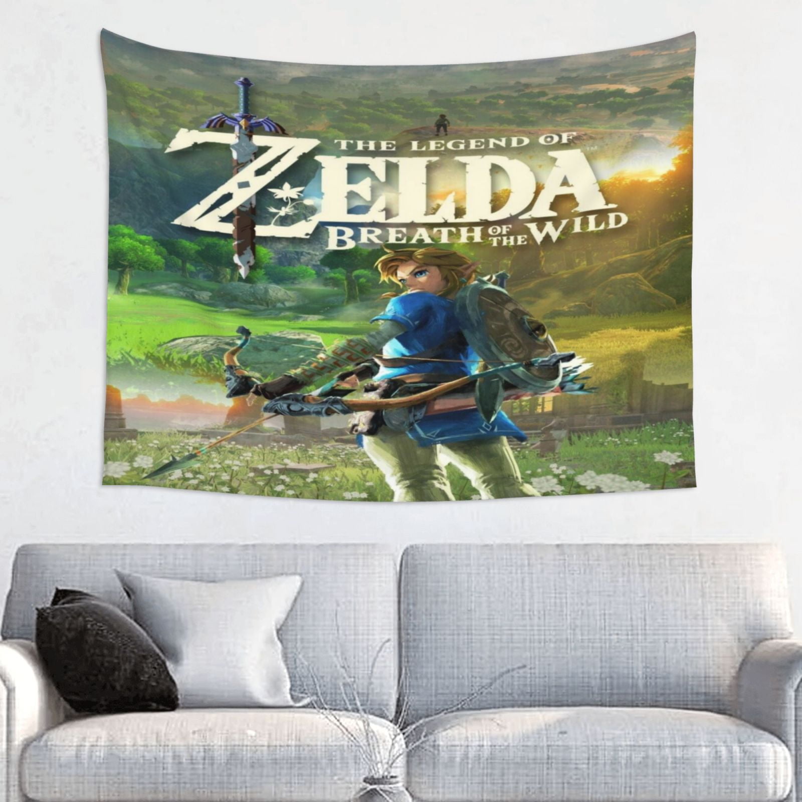 Legend Of Zelda Wall Tapestry Cartoon Poster for Bedroom Aesthetics ...