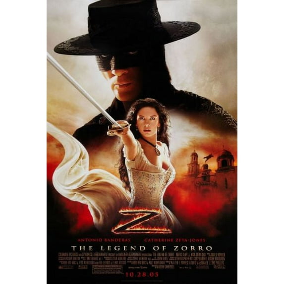 Legend Of Zorro Movie Poster 12x16 Print on Metal Sign 12in x 16in ...