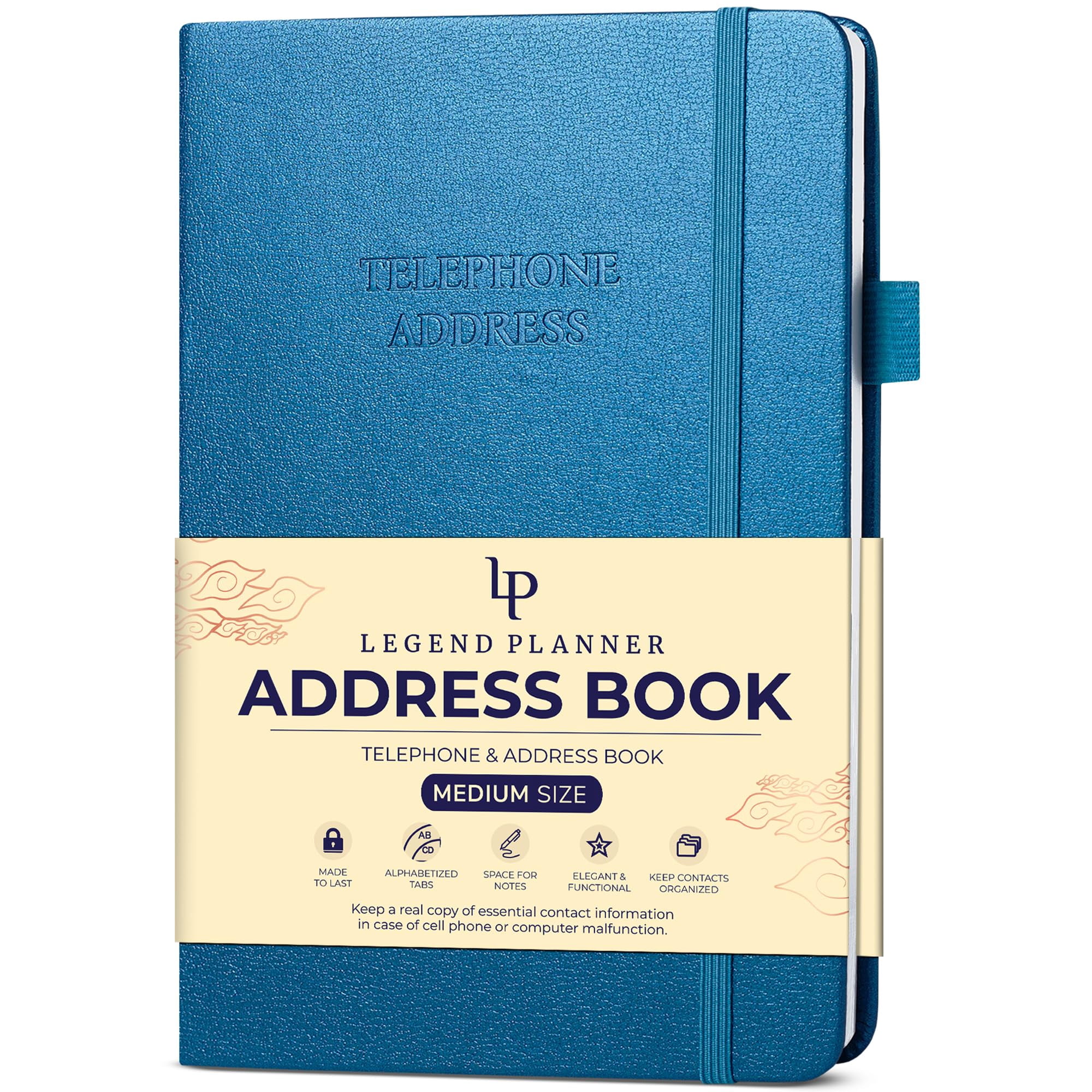 Legend Planner Address Book with Alphabetical Tabs â€“Telephone ...