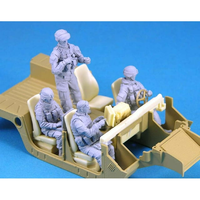Legend Productions 1:35 Modern US Army Vehicle Crew Soldier 4 Figure ...
