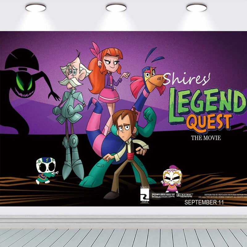 Legend Quest Backdrop Banner Party Supplies Poster Birthday Decorations ...