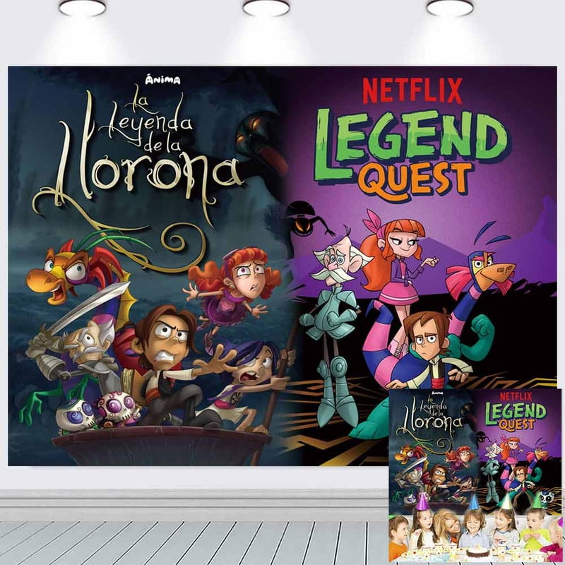 Legend Quest Backdrop Banner Party Supplies Poster Movie Theme ...