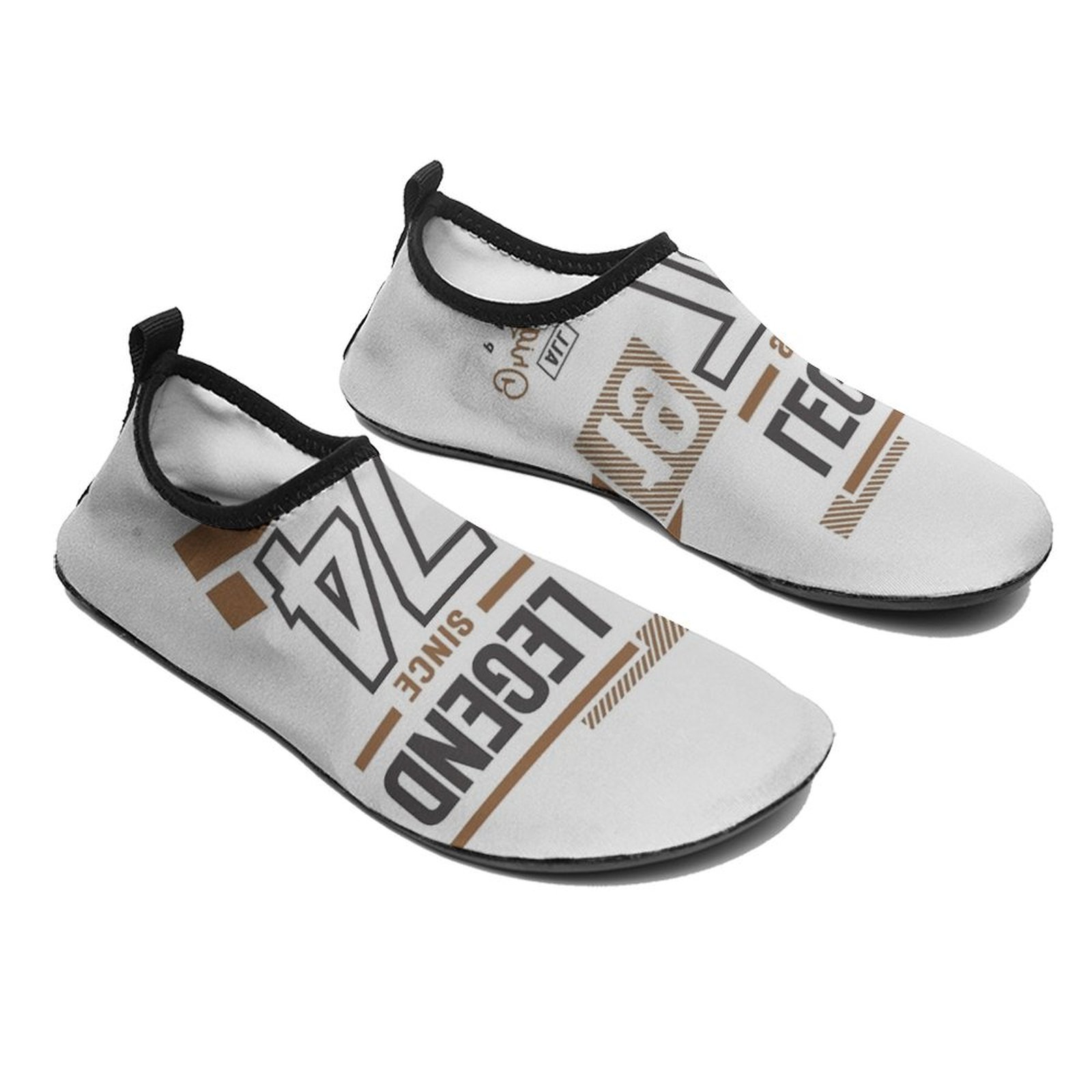 Legend Since 1974 49 Birthday Water Shoes Beach Slip-on Shoes for Men ...