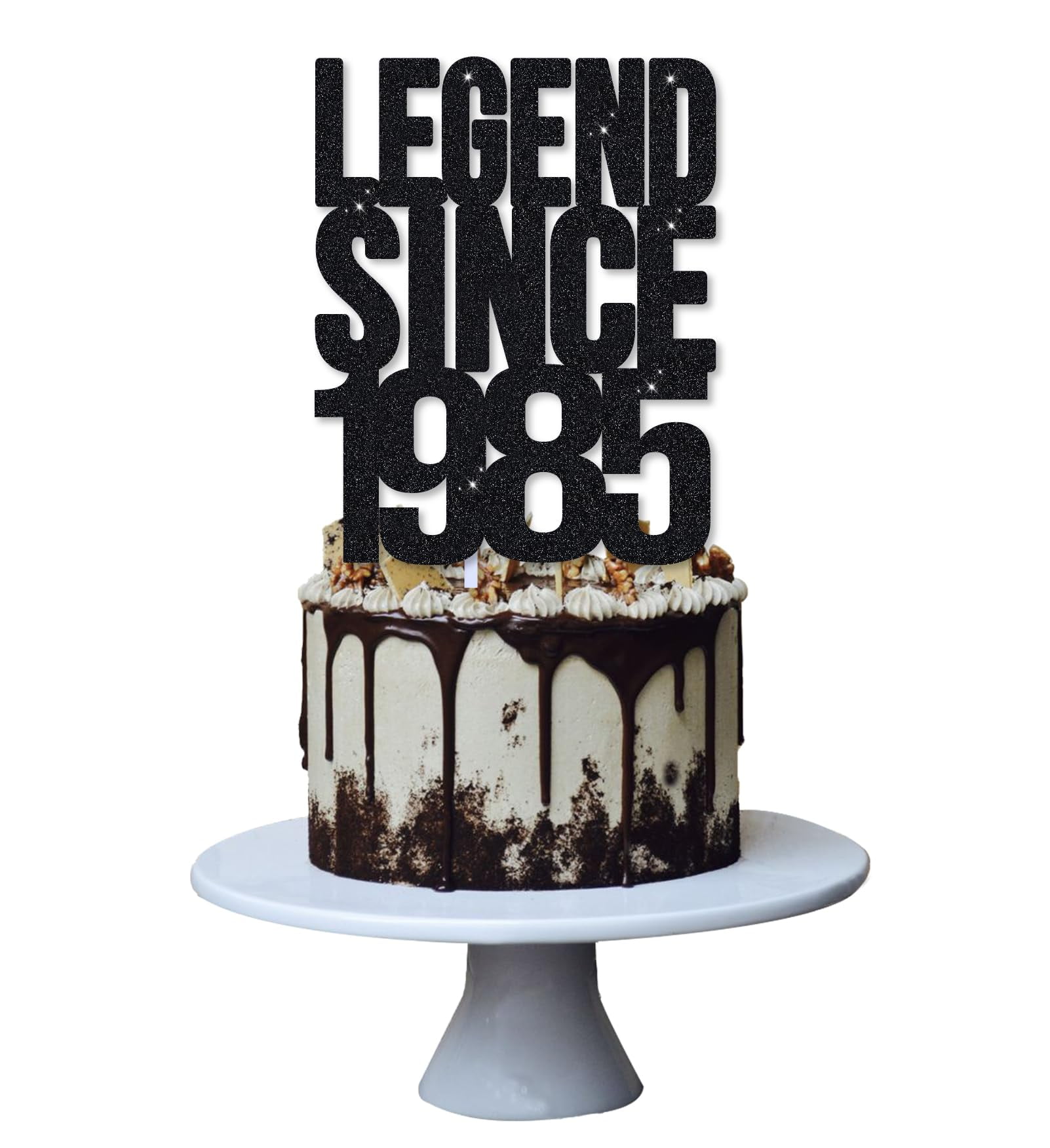 Legend Since 1985 Cake Topper for RST1 40th Men and Women Birthday ...