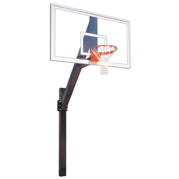 Legend Supreme Steel-Acrylic In Ground Fixed Height Basketball System ...