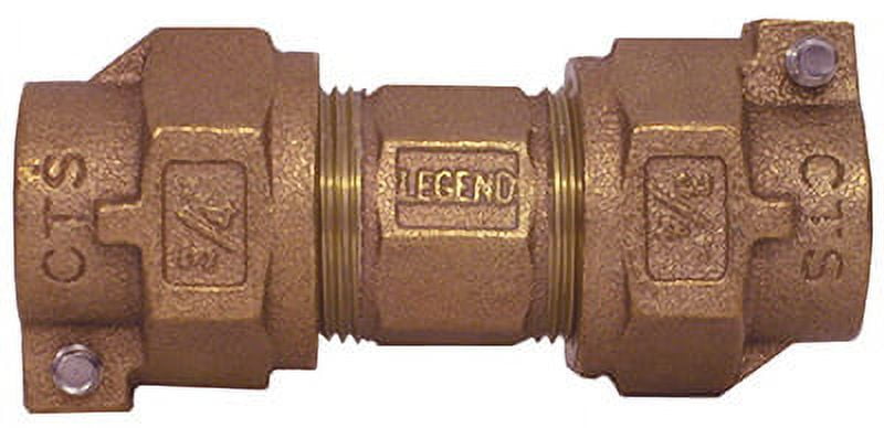 Legend T-4301 1" No Lead Copper Tube Size Pack Joint x Pack Joint Wate ...