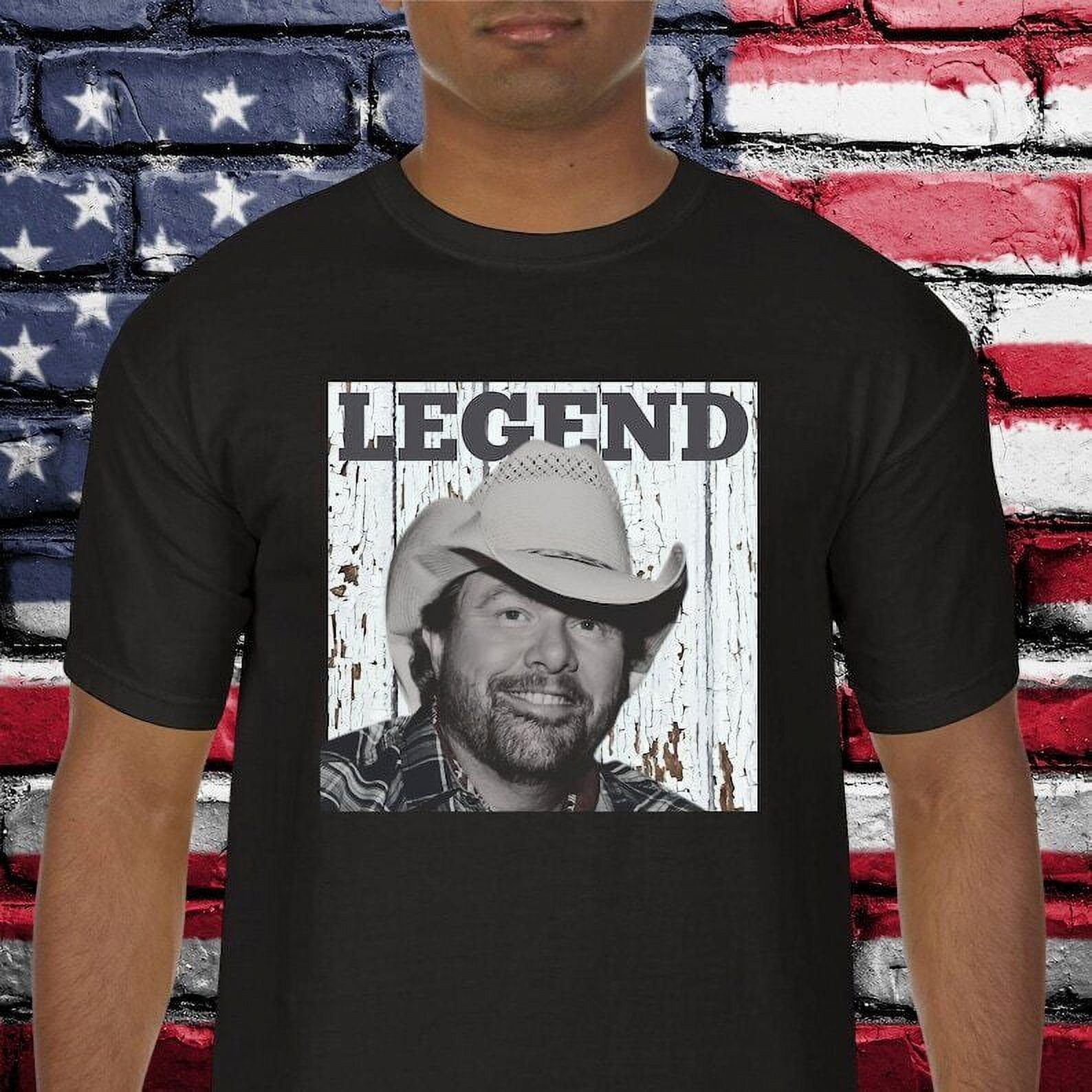 Legend Toby Keith 1961-2024 Signature Classic Black All Size Shirt ...