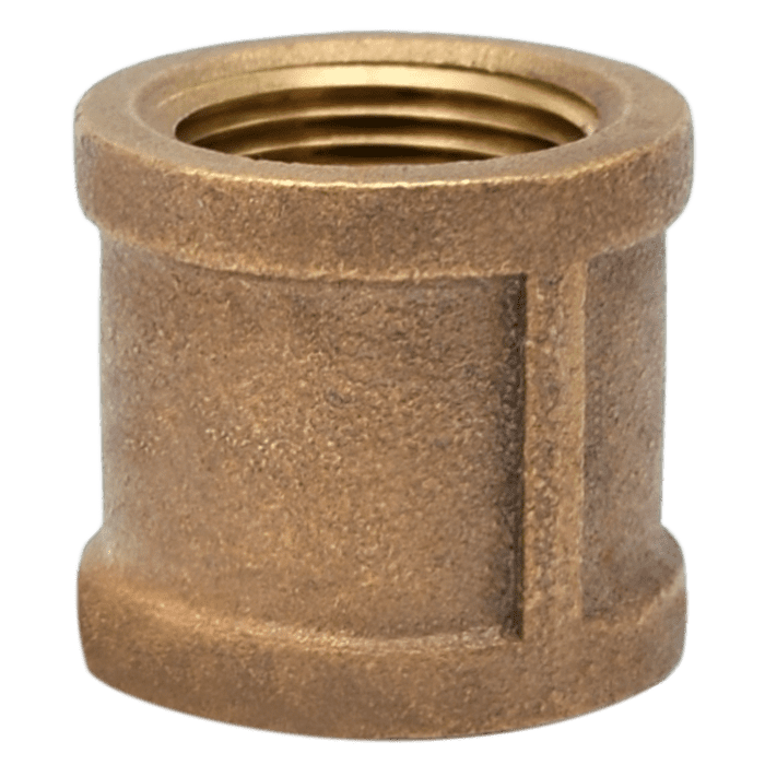 Legend Valve 1" Threaded No Lead Coupling, FNPT x FNPT in Cast Bronze ...