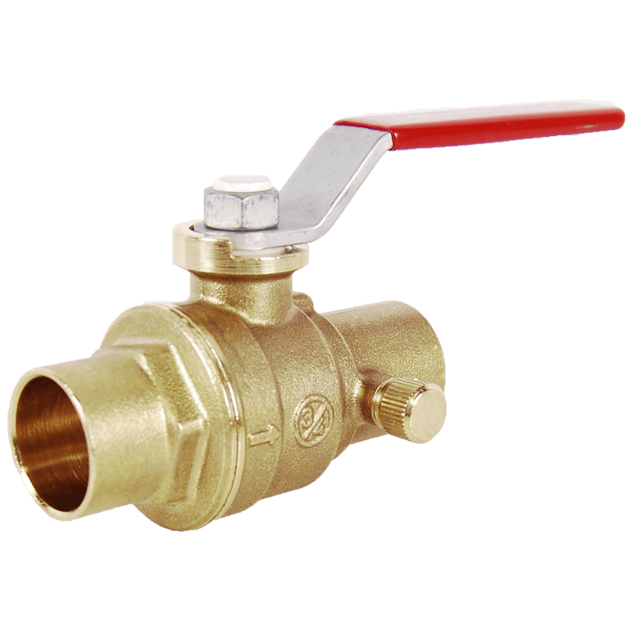 Legend Valve 3/4" S-1100 No Lead Full Port Ball Valve with Drain in ...