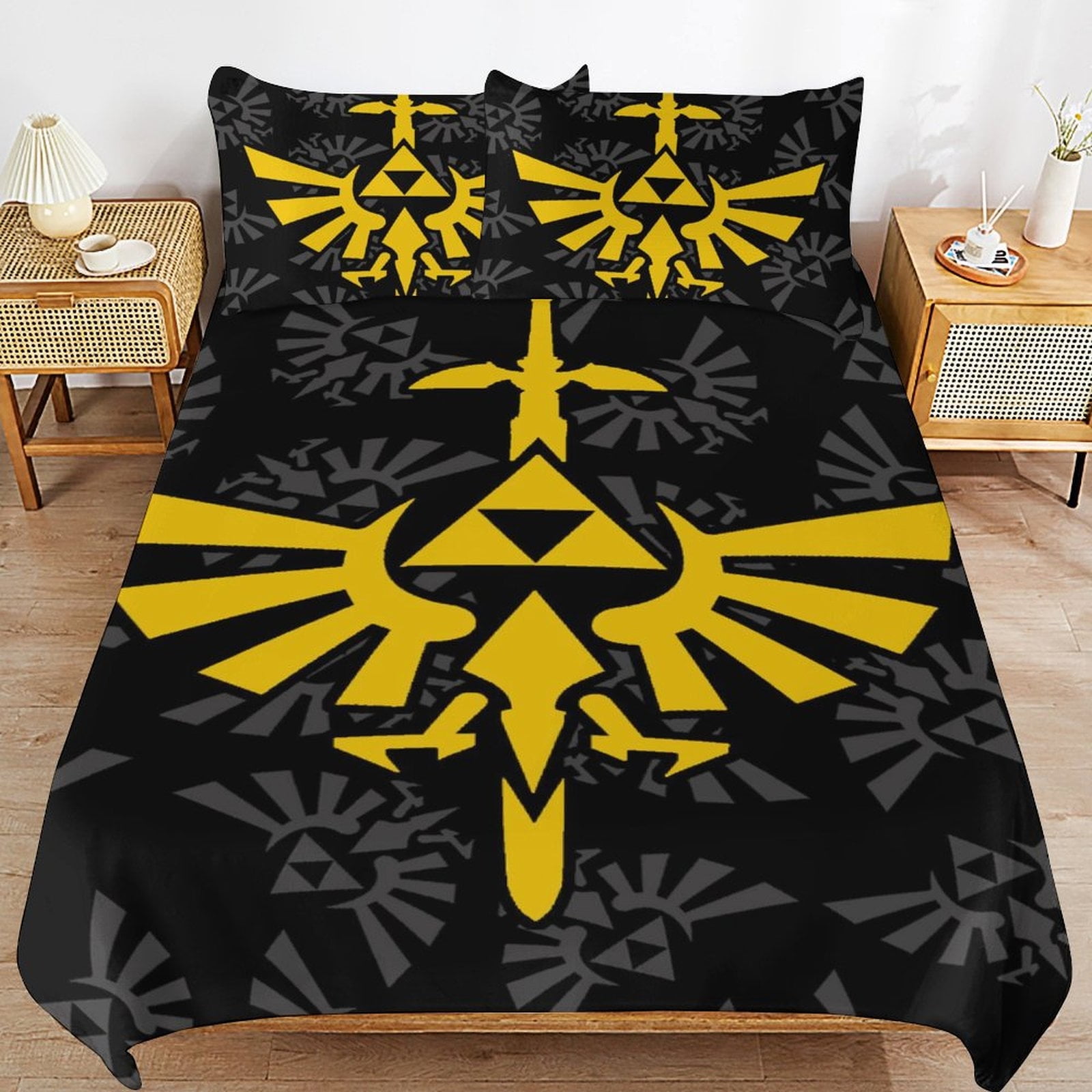 The Legend of Zelda Bed Duvet Cover Microfiber Bedding Sets 3D Printed ...