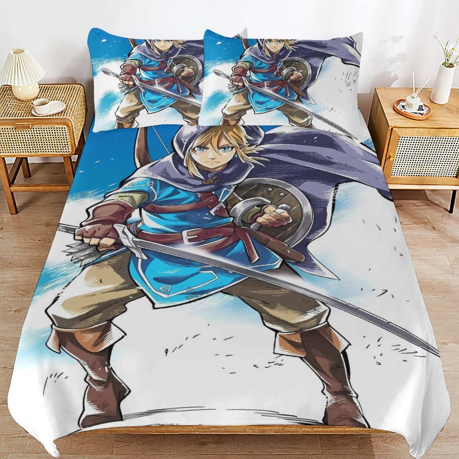 The Legend of Zelda Bed Duvet Cover Microfiber Bedding Sets 3D Printed ...
