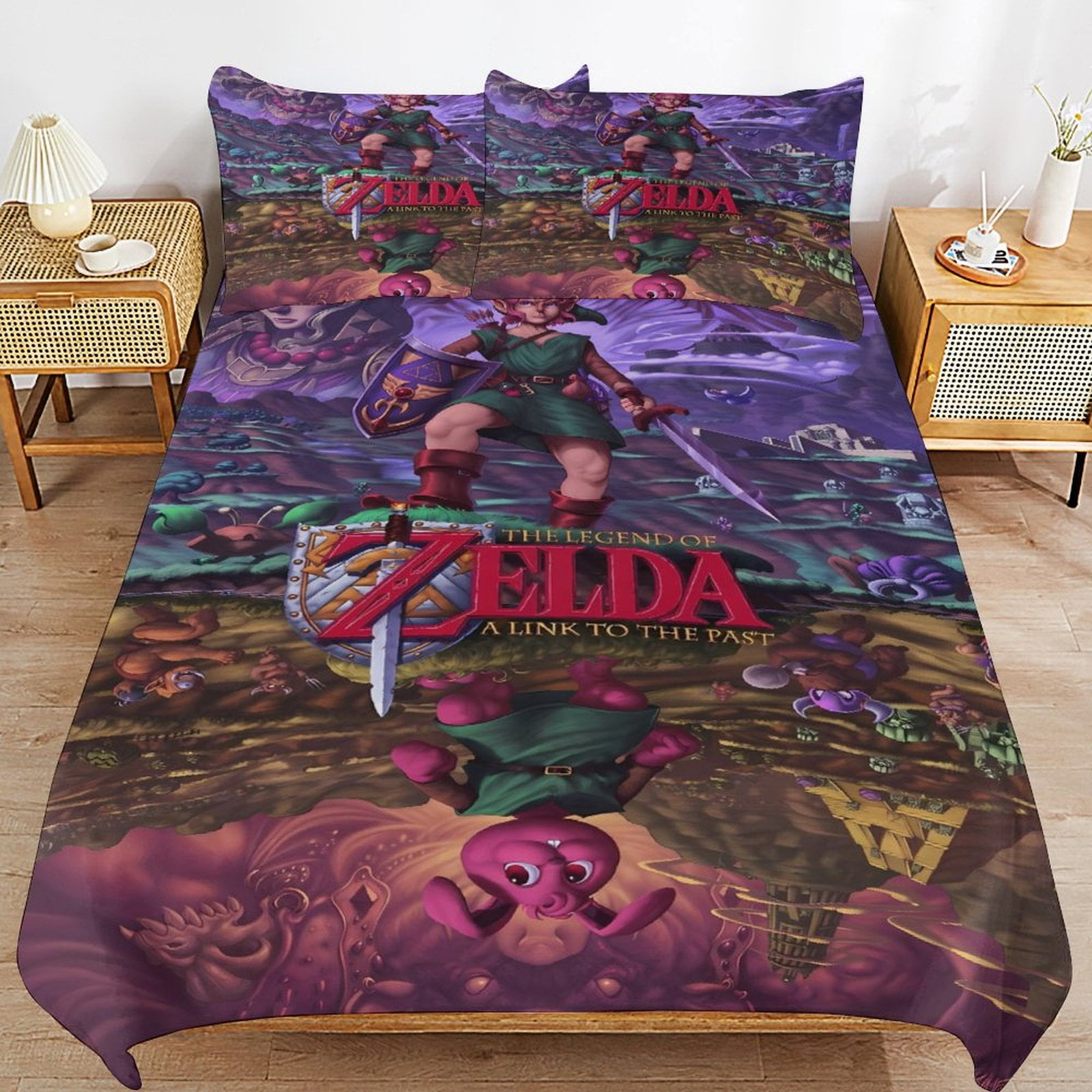 The Legend of Zelda Bed Duvet Cover Microfiber Bedding Sets 3D Printed ...