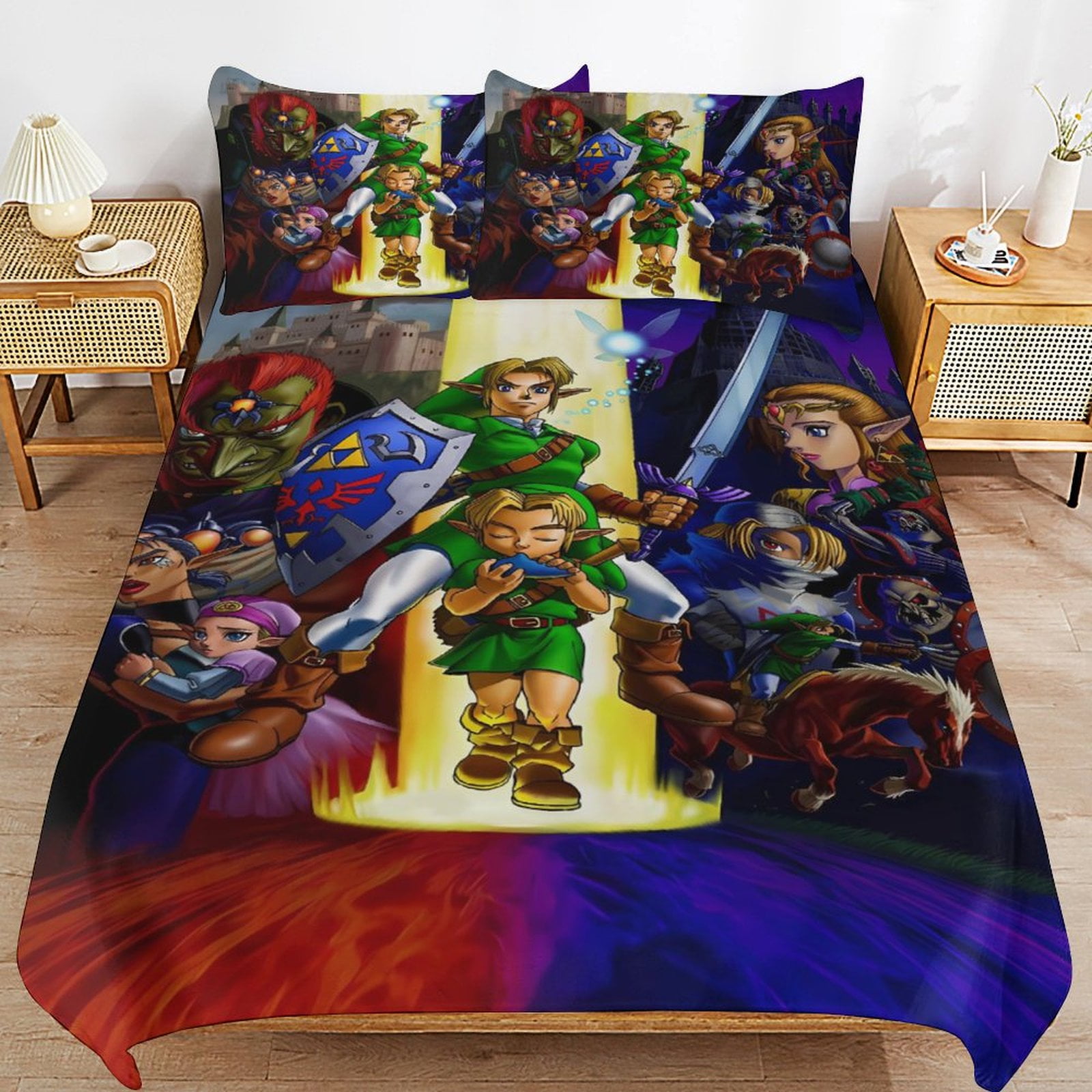 The Legend of Zelda Bed Duvet Cover Microfiber Bedding Sets 3D Printed ...