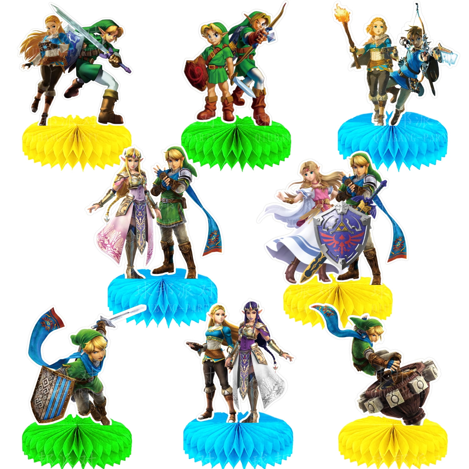 The Legend of Zelda Birthday Party Decoration, 7PCS The Legend of Zelda ...