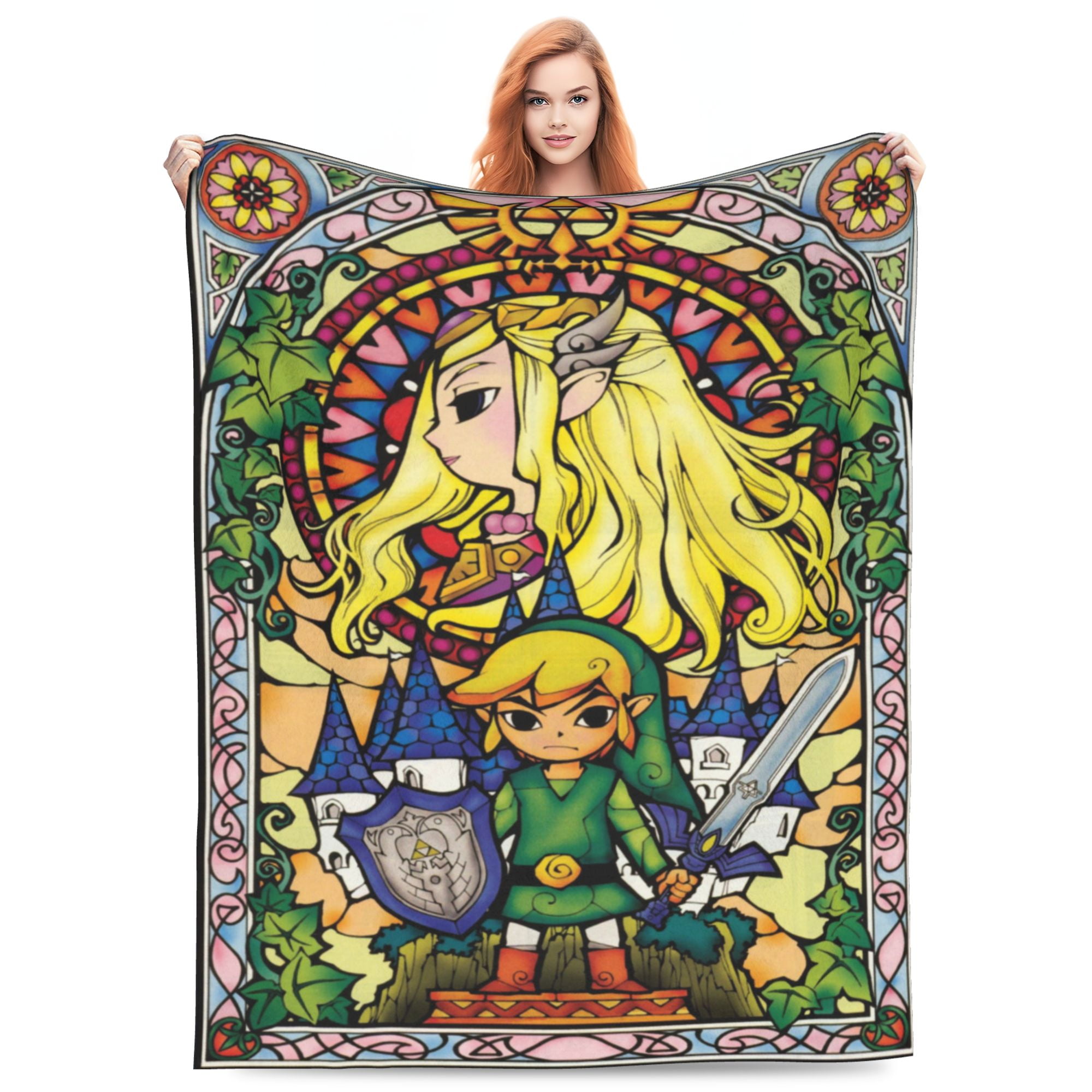 Legend Of Zelda Blanket Lightweight Throw Blanket Flannel Fleece ...