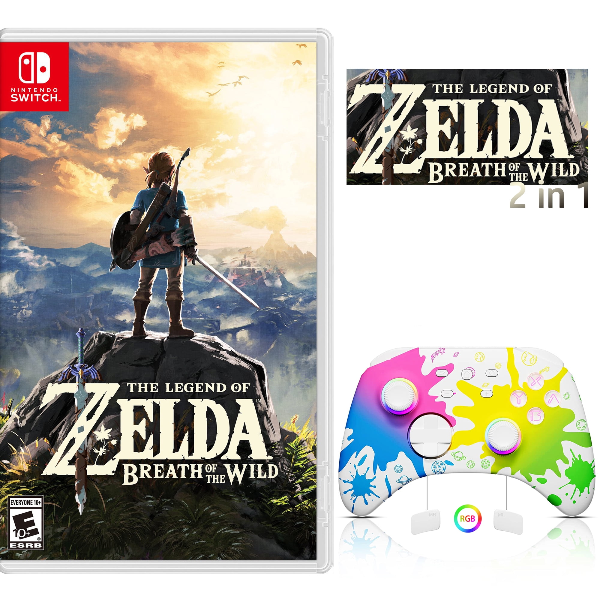 The Legend of Zelda: Breath of the Wild Game Disc and Upgraded Switch ...