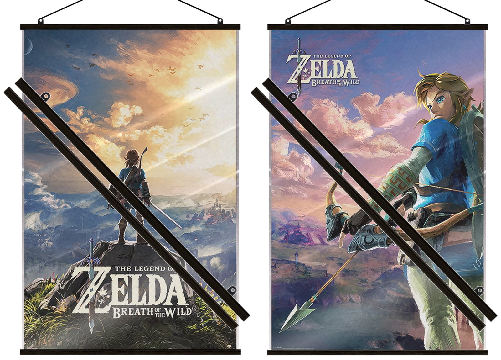 The Legend Of Zelda: Breath Of The Wild - Gaming Poster Set (2 Link ...