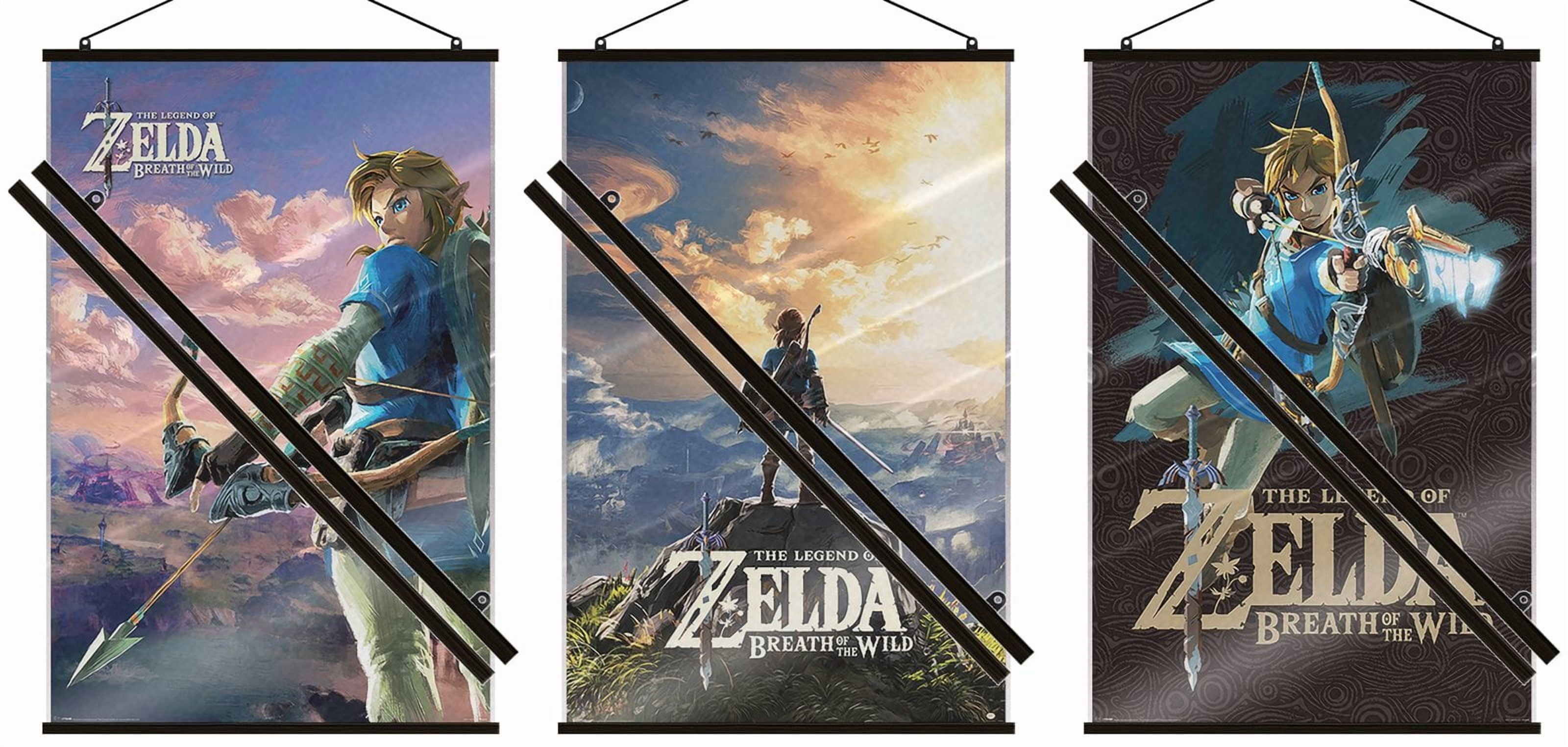 The Legend Of Zelda: Breath Of The Wild - Gaming Poster Set (Game Cover ...