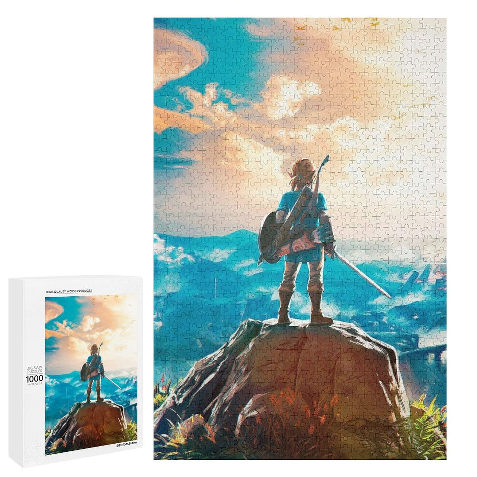 The Legend Of Zelda Breath Of The Wild Wooden Jigsaw Puzzles ...