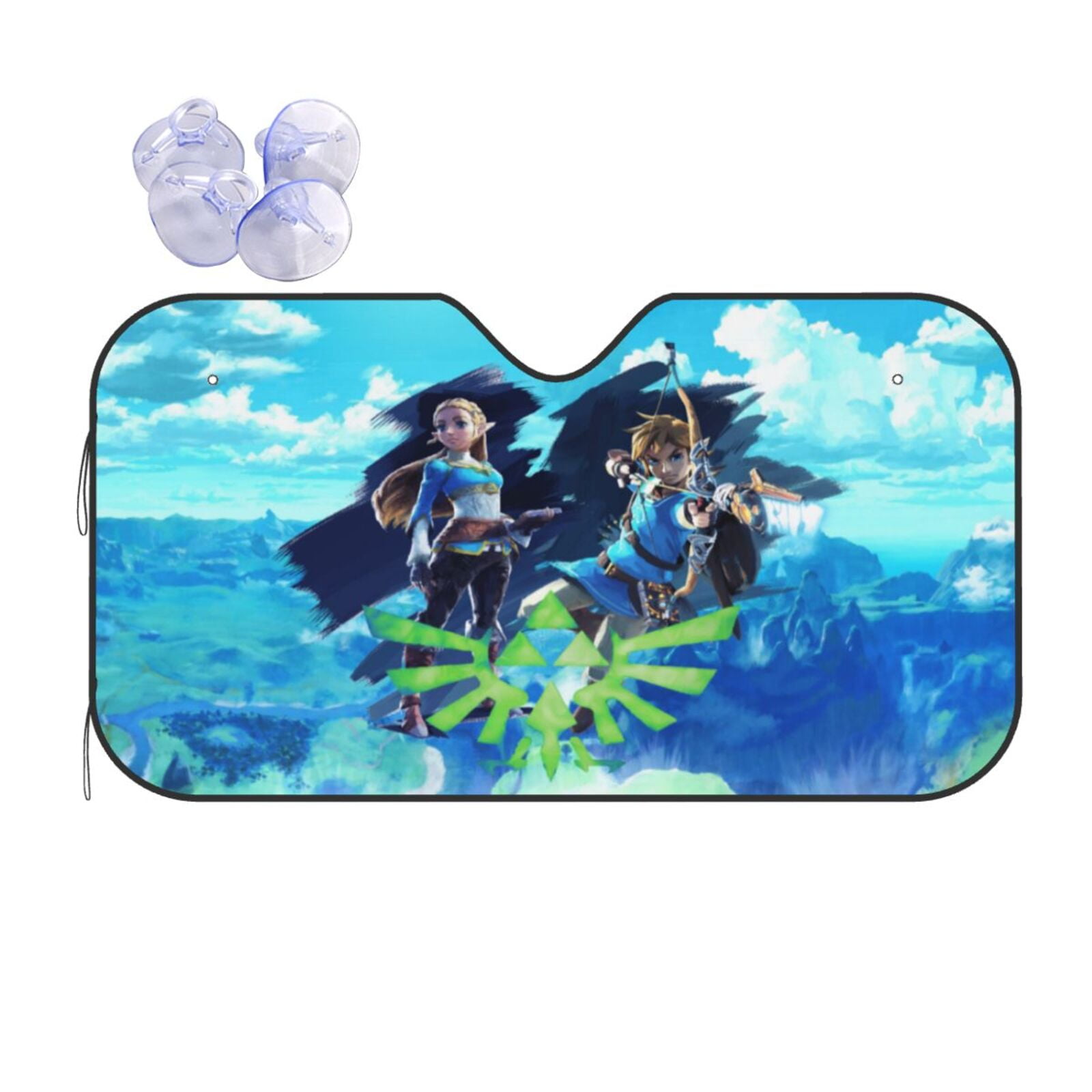 The Legend of Zelda Car Windshield Automotive Sun Shade Foldable Front ...