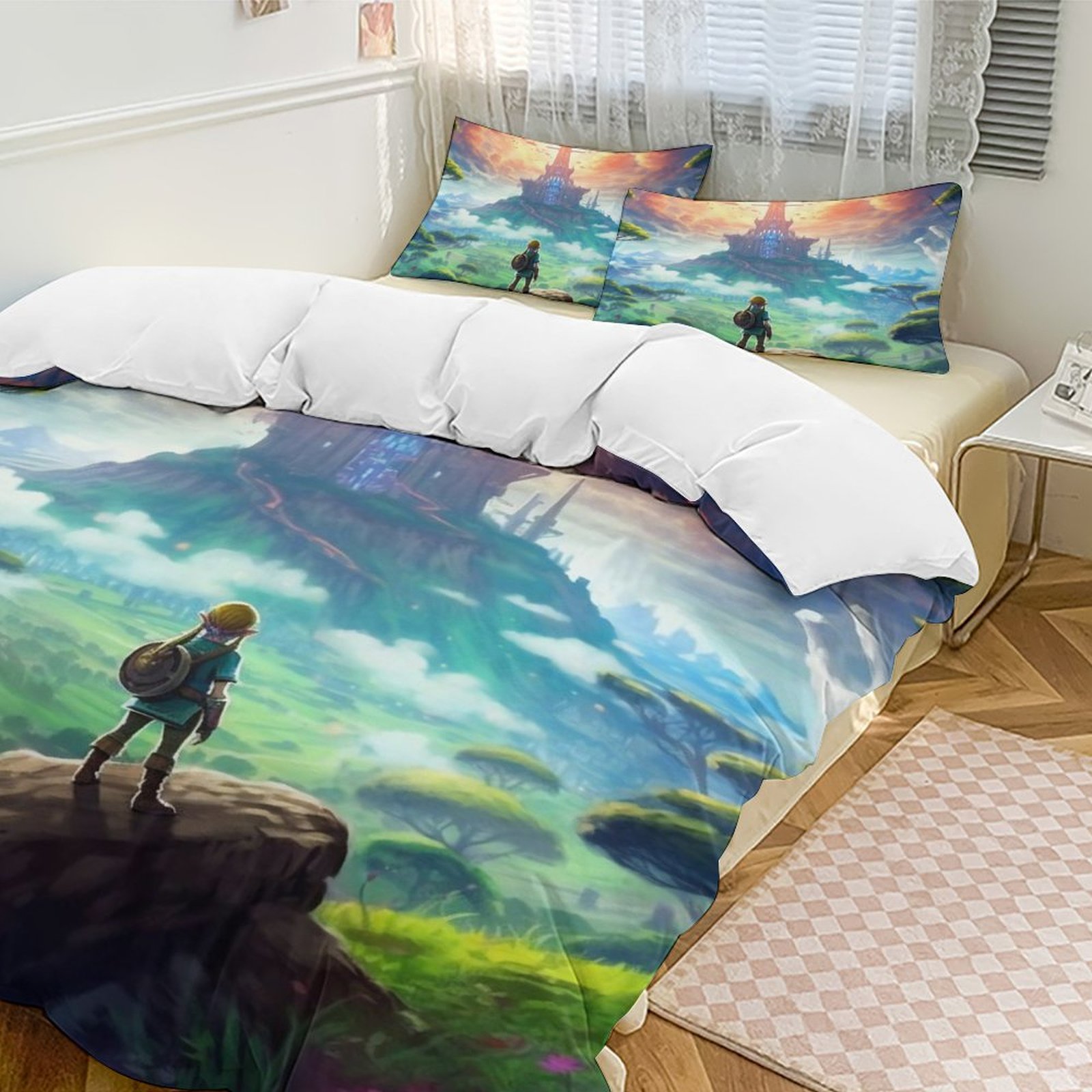 The Legend of Zelda Cartoon Bedding Sets Ultra Soft Skin-Friendly Duvet ...