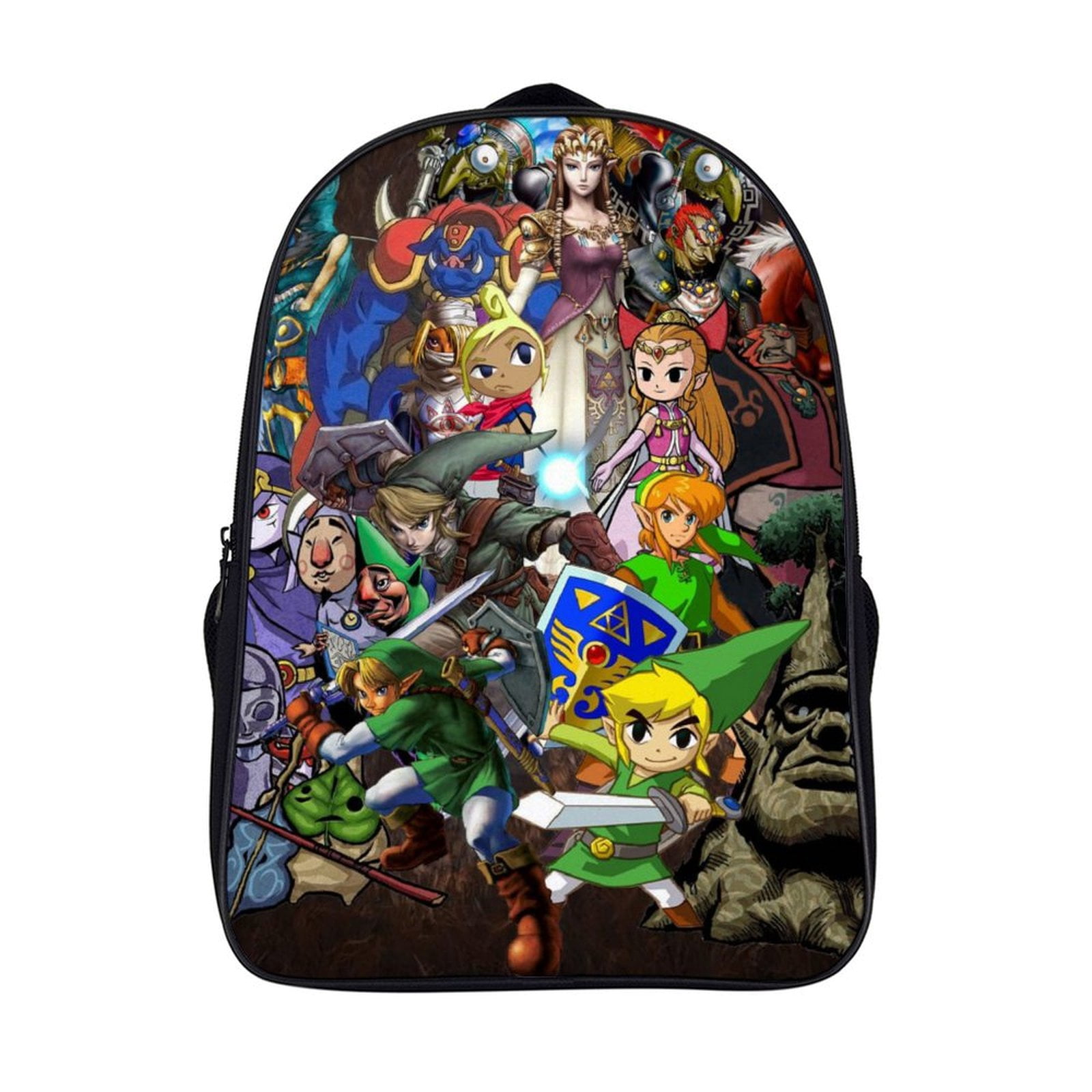 The Legend of Zelda Characters Backpack Student School Bag Satchel ...