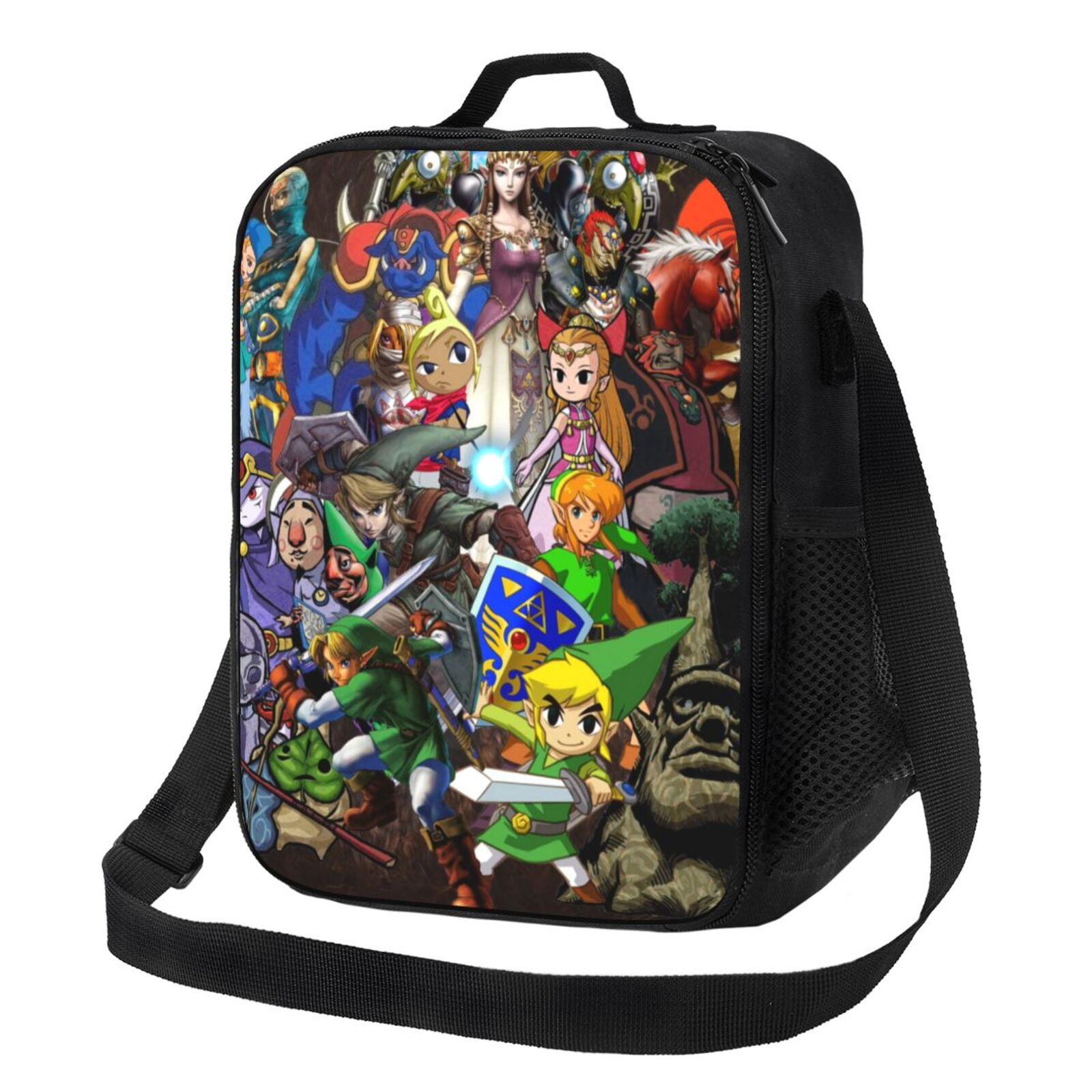 The Legend of Zelda Characters Insulated Lunch Bag Portable Meal Bag ...
