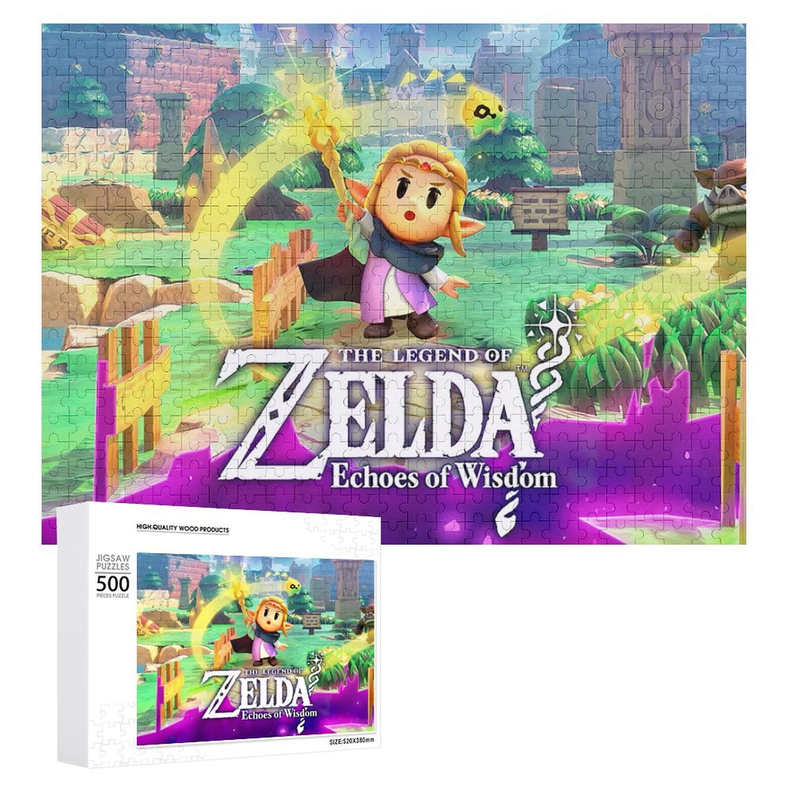 The Legend of Zelda Echoes of Wisdom Wooden Jigsaw Puzzles Accessories Intellectual ...